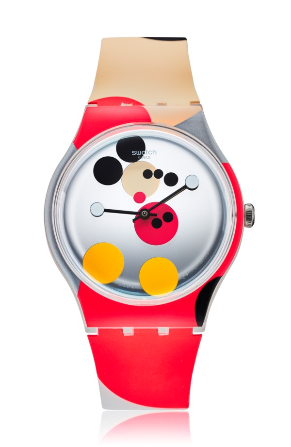 SWATCH X DAMIEN HIRST, SET OF TWO LIMITED EDITION MICKEY MOUSE WATCHES ...