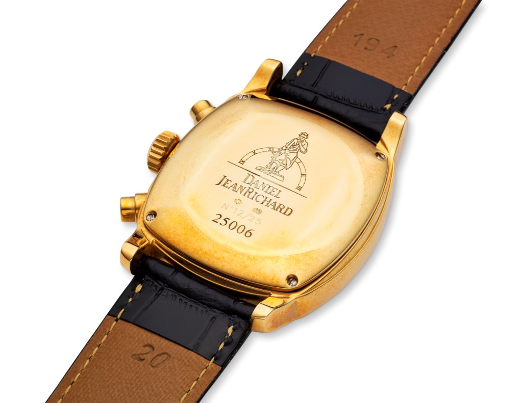 DANIEL JEANRICHARD, 18K 'T.V. SET' CHRONOGRAPH, REF. 25006, | Christie’s
