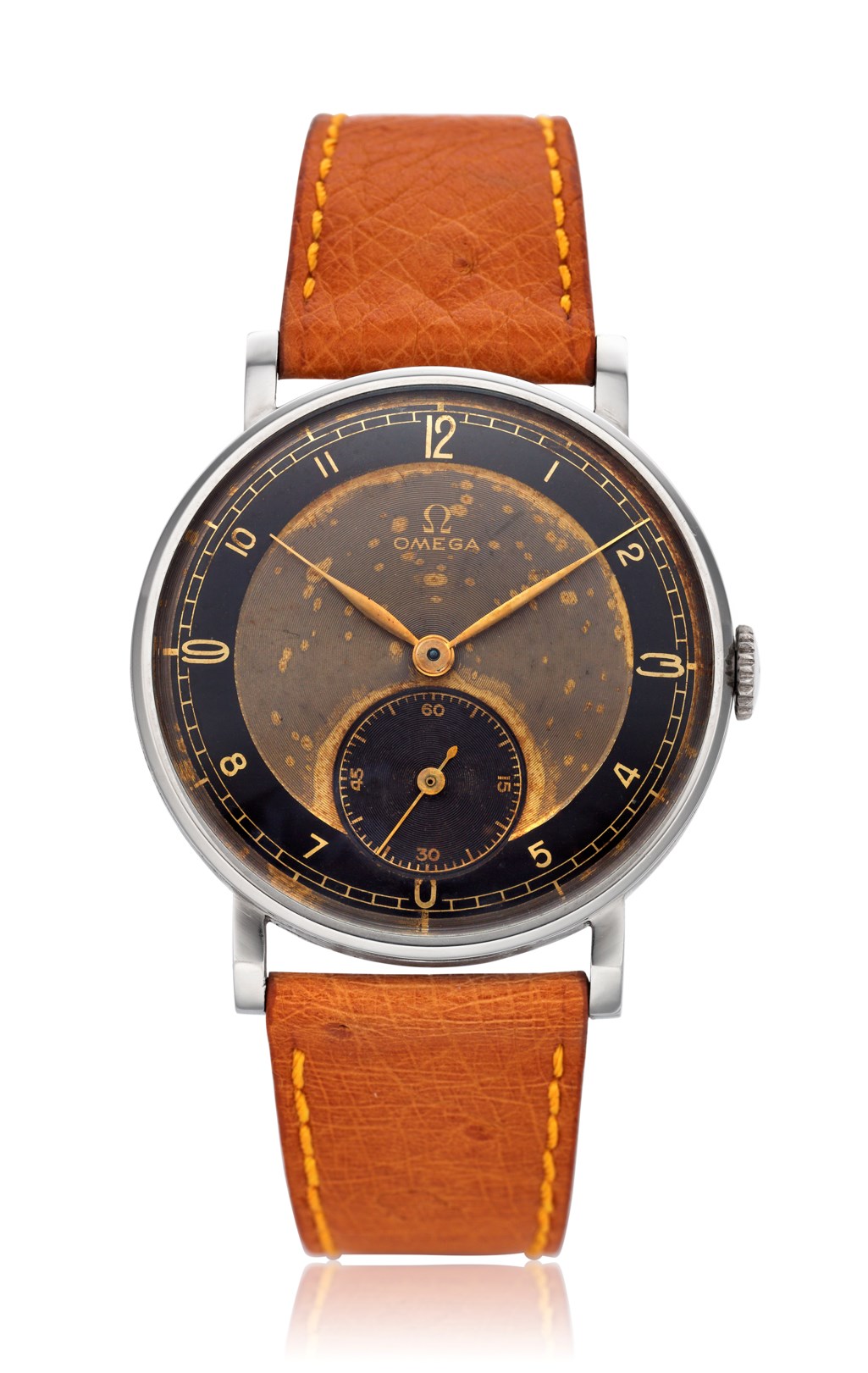 OMEGA, TWO-TONE TIME ONLY WRISTWATCH, | Christie’s