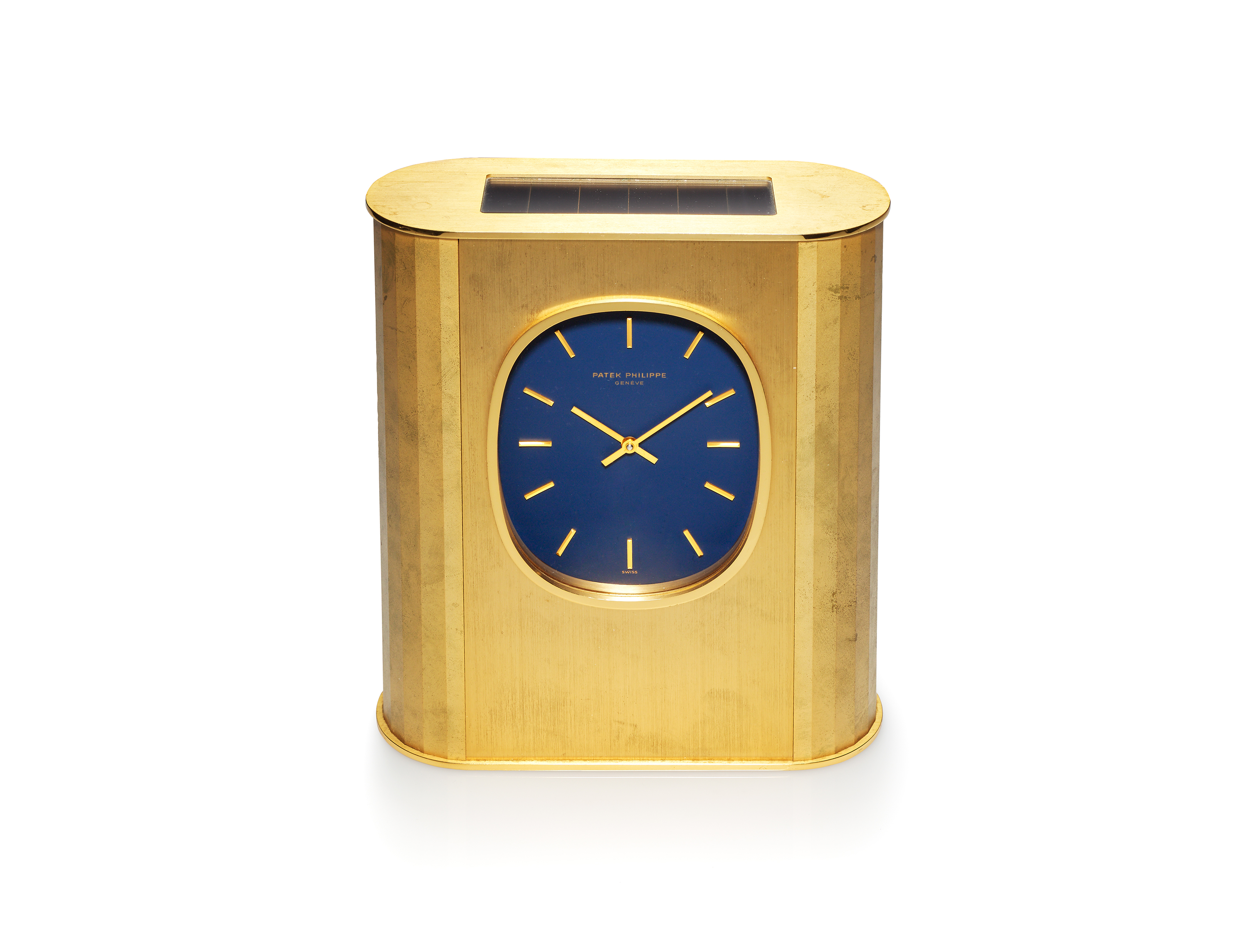PATEK PHILIPPE, TABLE CLOCK SOLAR ELLIPSE, REF. 1505M, | Christie’s
