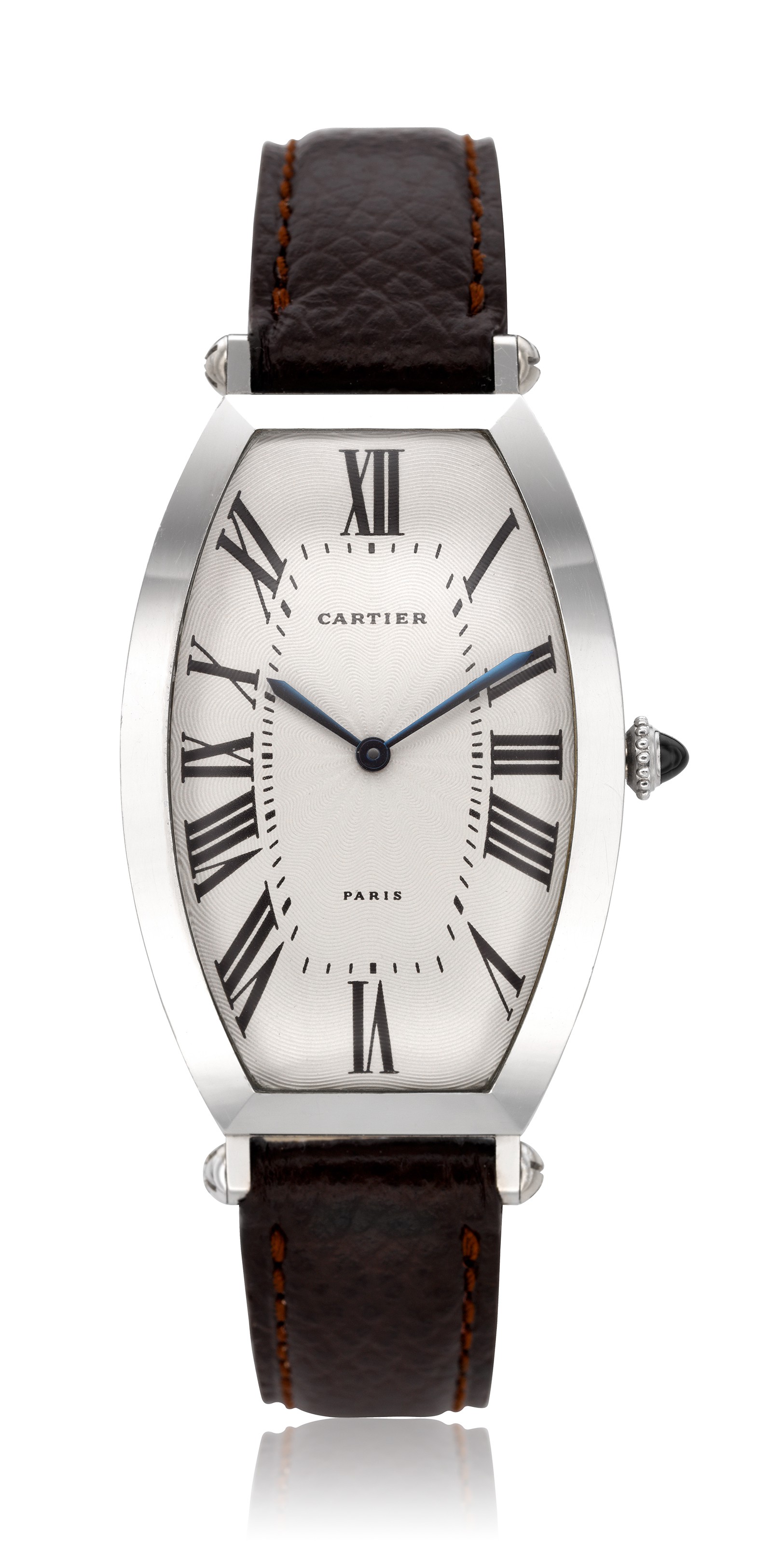 CARTIER, PLATINUM TONNEAU WATCH, | Christie’s
