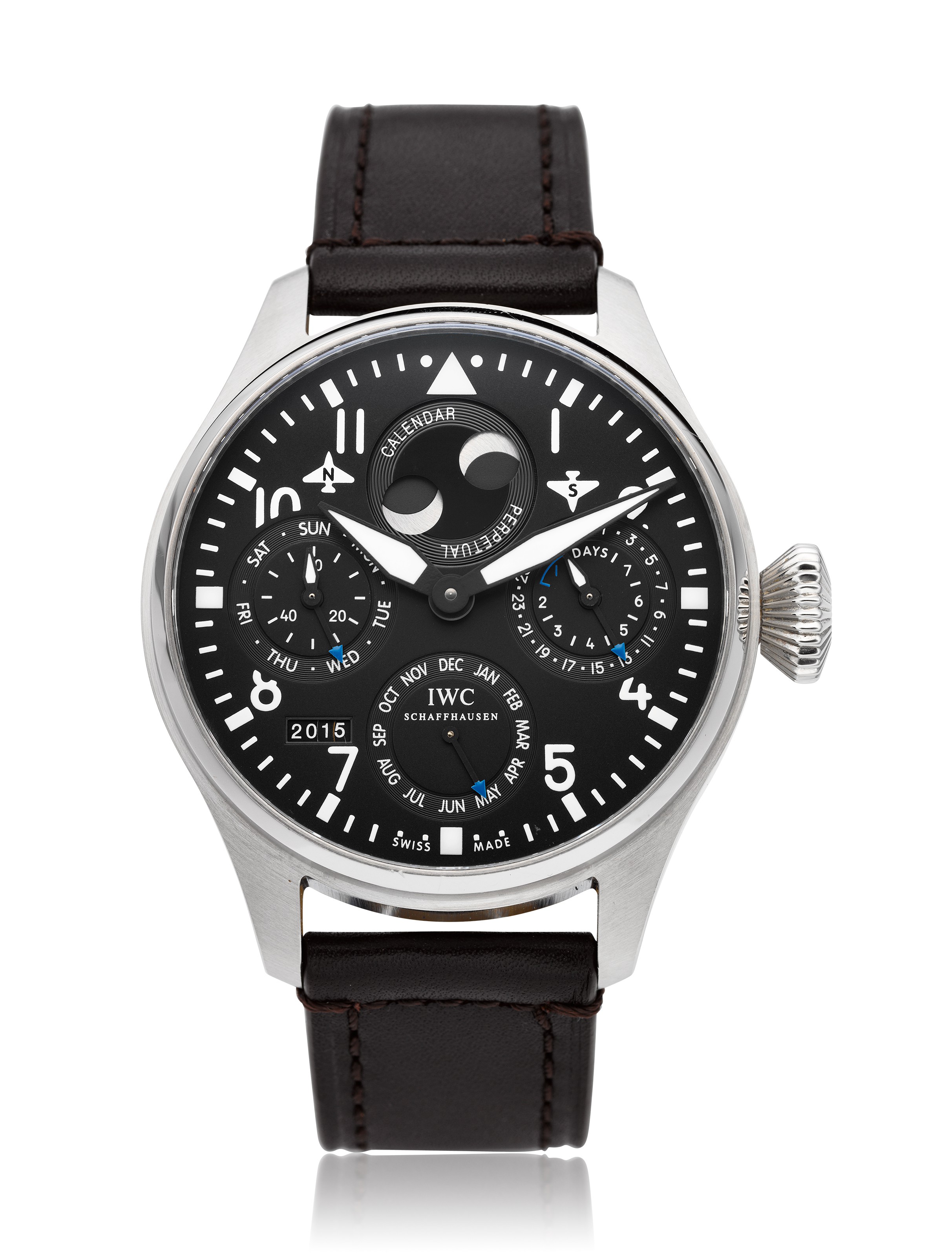 IWC, LIMITED EDITION PILOT'S PERPETUAL CALENDAR, REF. 5026-20, | Christie’s