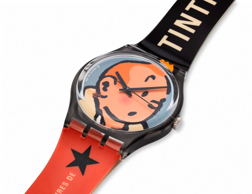 A SET OF TWO SWATCH TINTIN WATCHES, | Christie’s