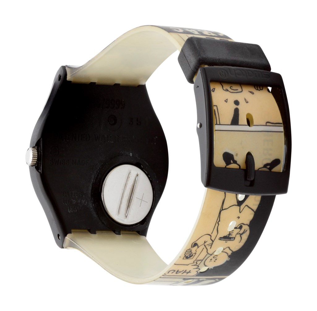 A SET OF TWO SWATCH TINTIN WATCHES, | Christie’s
