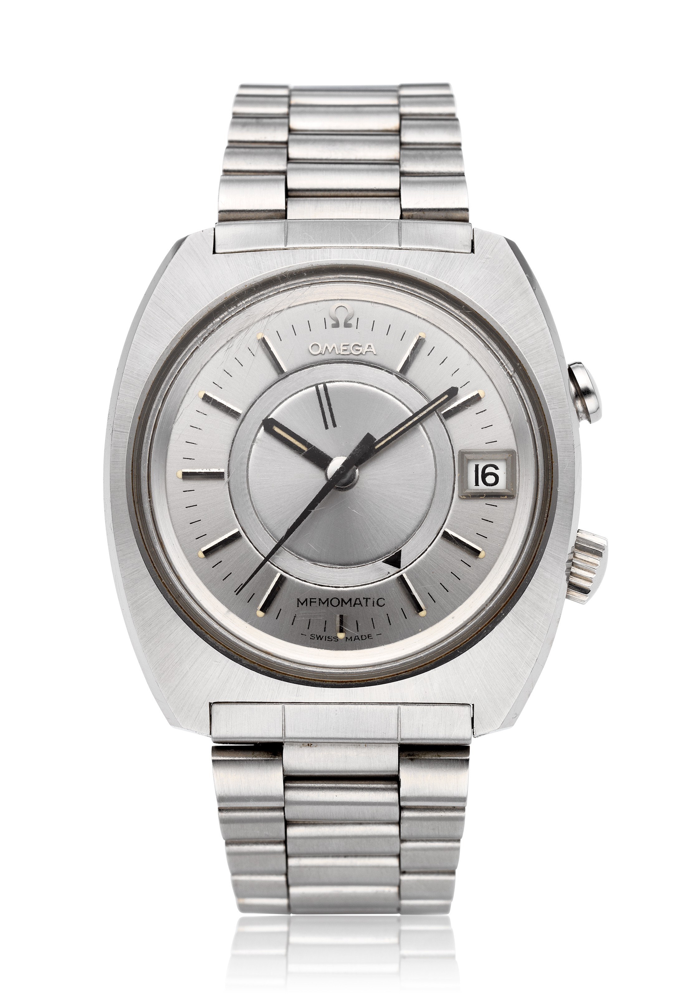 OMEGA, MEMOMATIC ALARM WATCH, REF. 166.072, | Christie’s