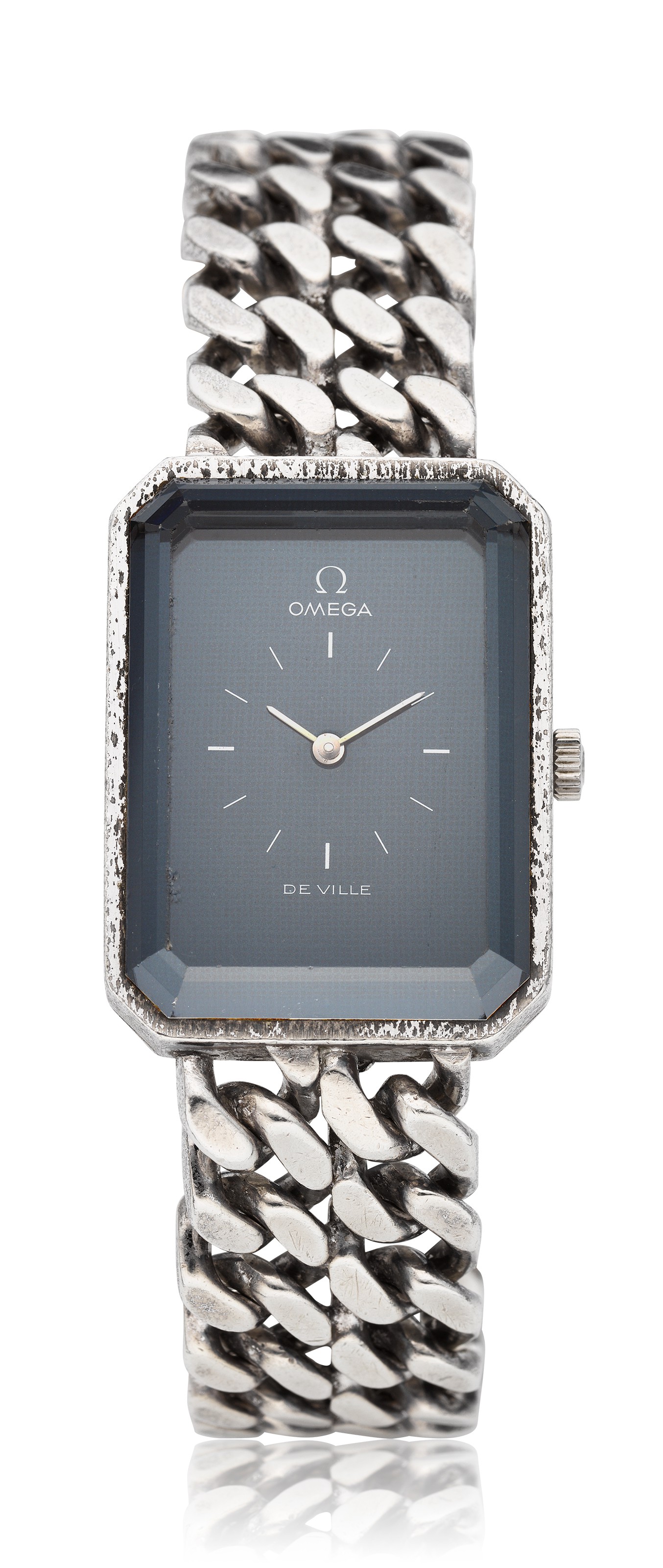 OMEGA, STERLING SILVER ‘JEUX D’ARGENT’ DE VILLE, REF. RS 711.8271 ...