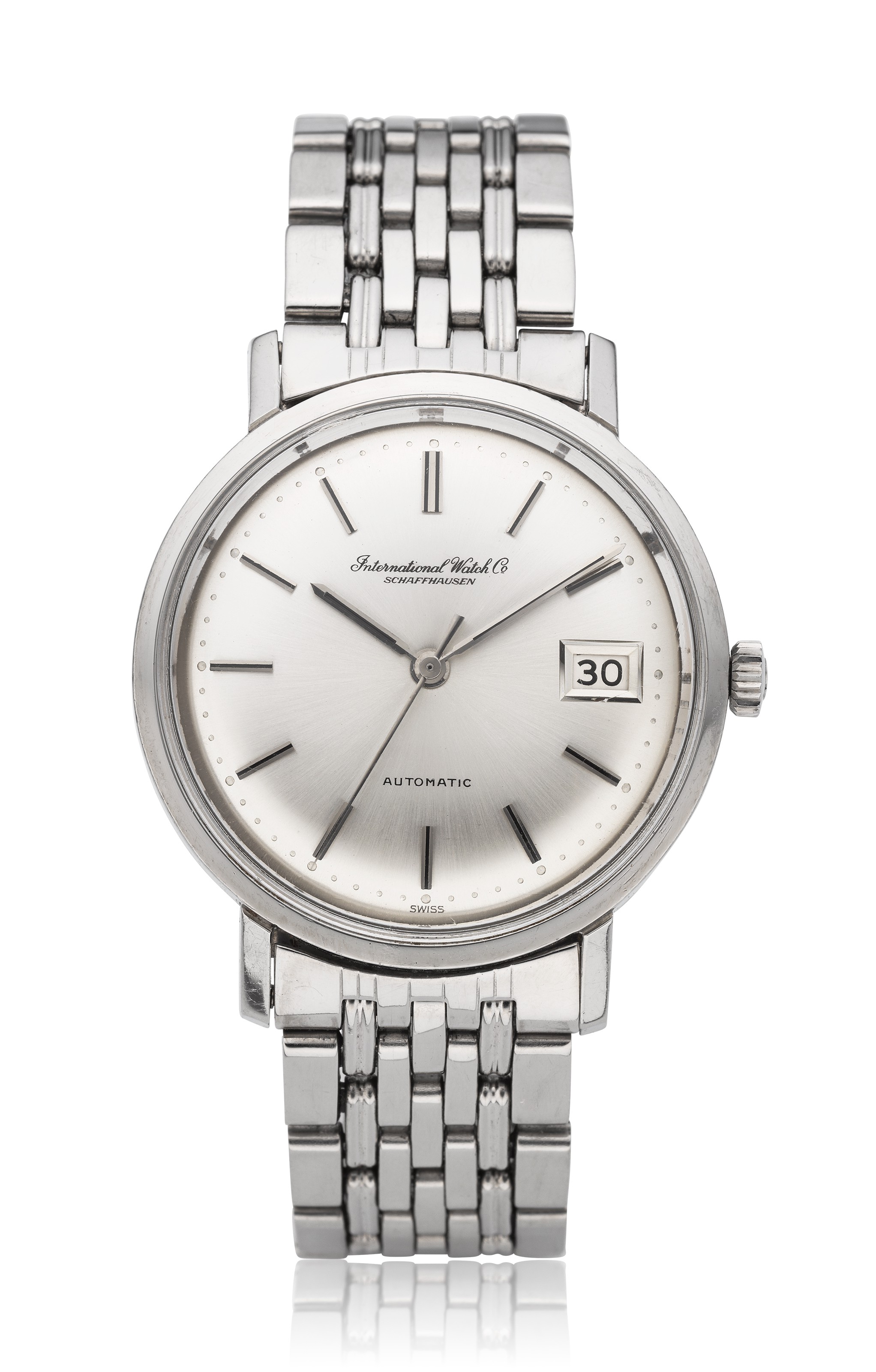 IWC, STEEL AUTOMATIC WATCH, REF. 808A, | Christie’s