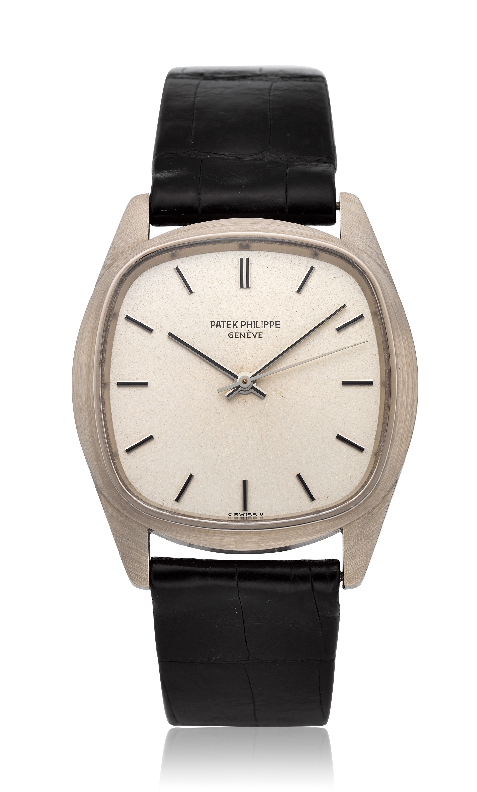PATEK PHILIPPE, 18K BACK-WIND TONNEAU, REF. 3585, | Christie’s