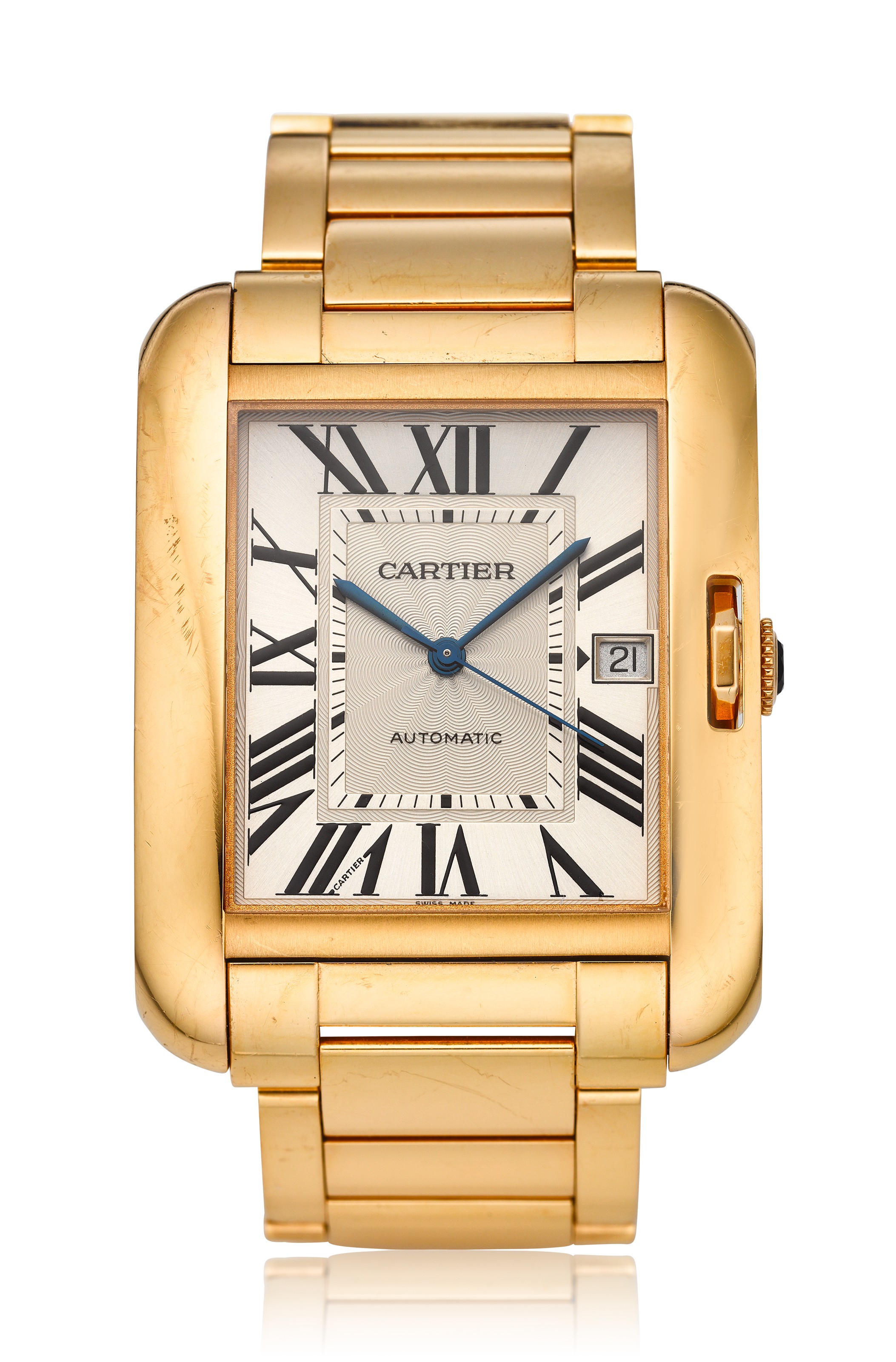 CARTIER, 18K LARGE TANK ANGLAISE, REF. 3504, | Christie’s
