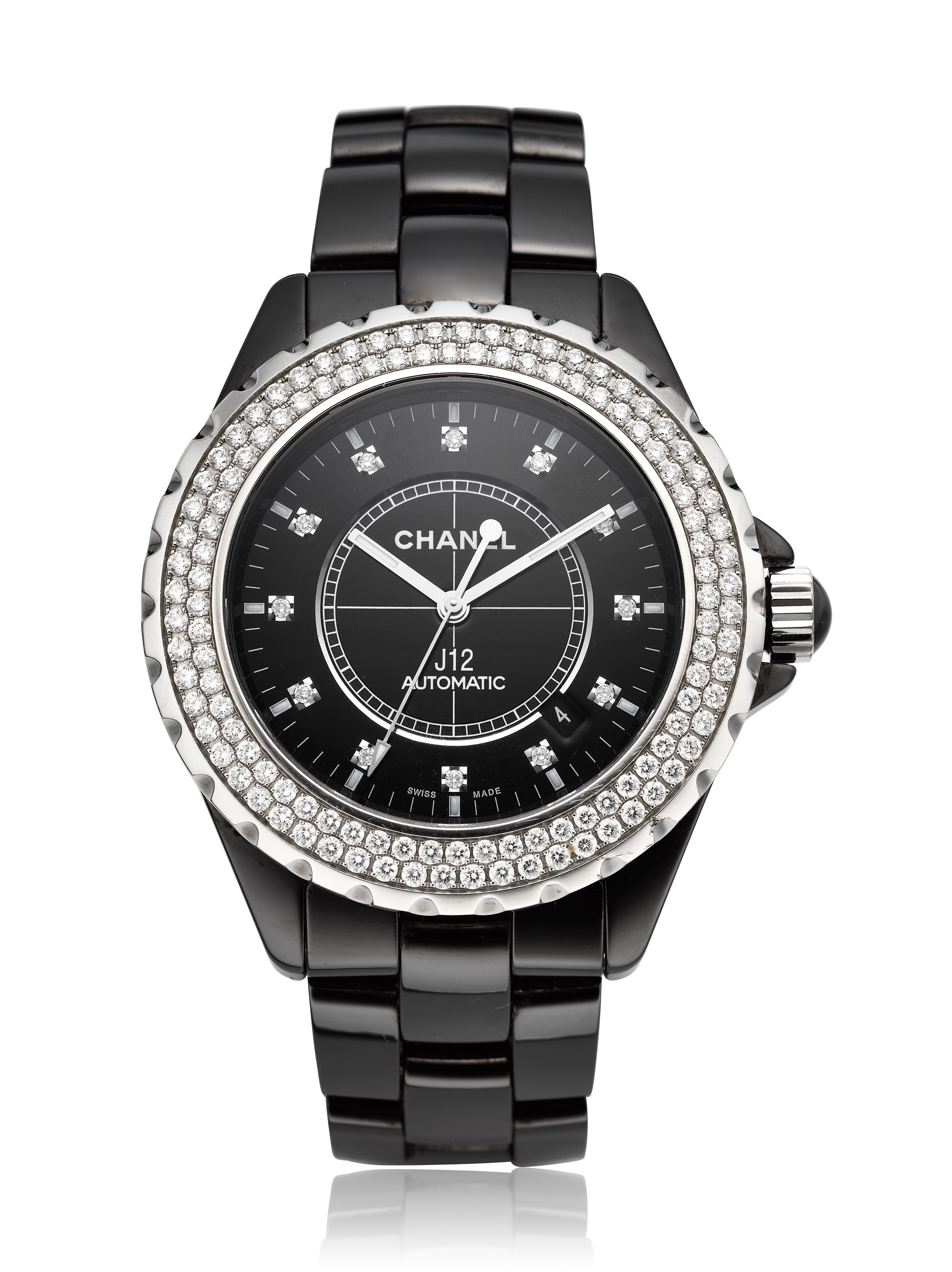CHANEL, CERAMIC AND DIAMOND J12, REF. H2014, | Christie’s