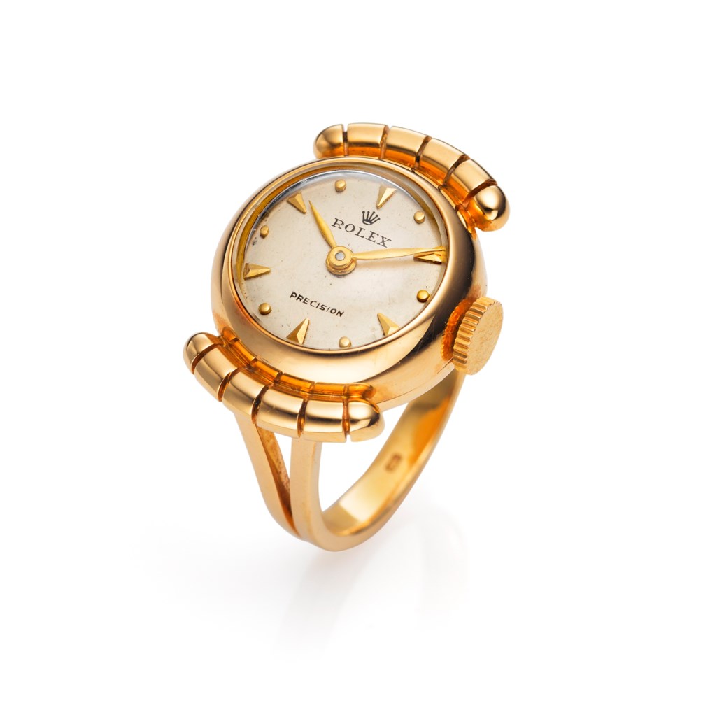 ROLEX, 18K RING WATCH, | Christie’s