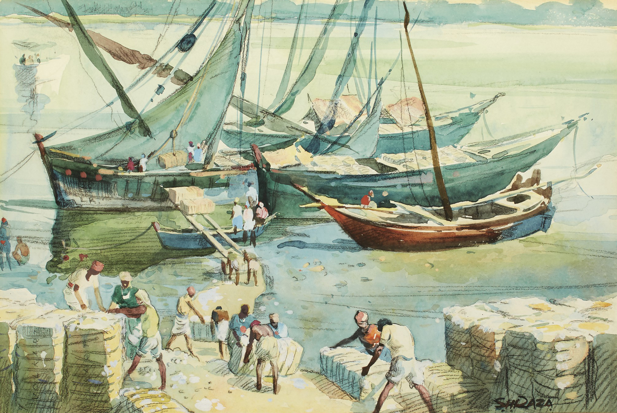 SAYED HAIDER RAZA (1922-2016) , Untitled | Christie's