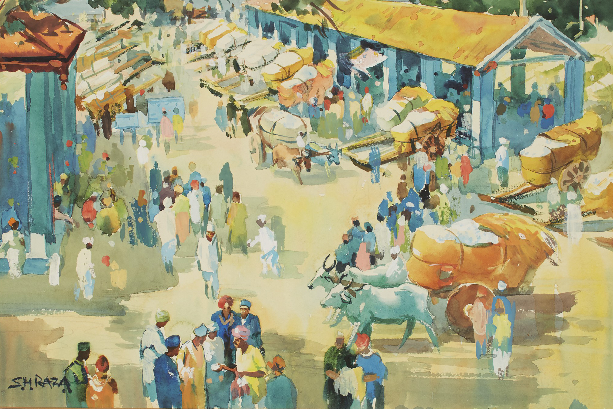 SAYED HAIDER RAZA (1922-2016) , Untitled | Christie's