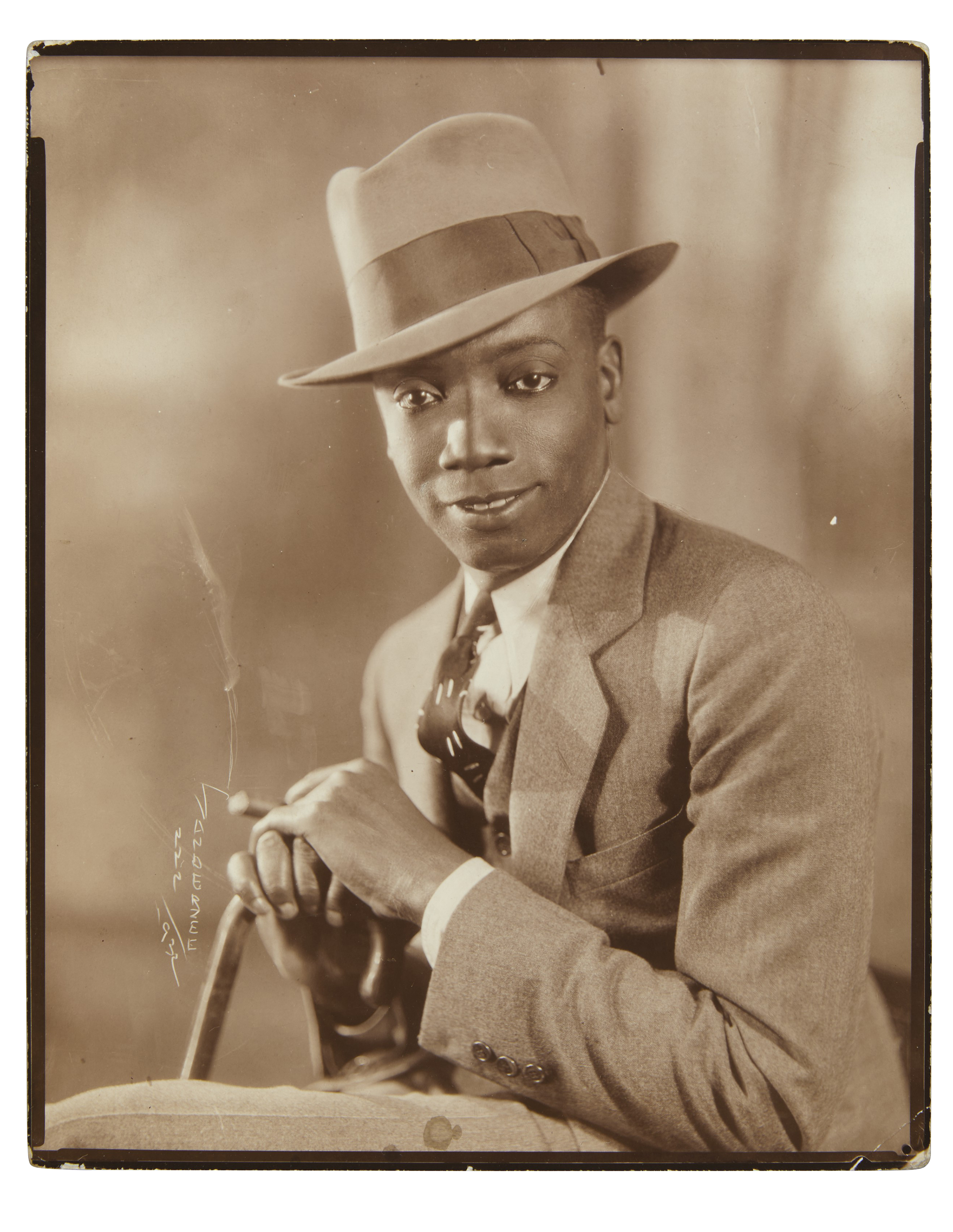 JAMES VAN DER ZEE (1886–1983) , Elegant young man with cigar, 1932 ...