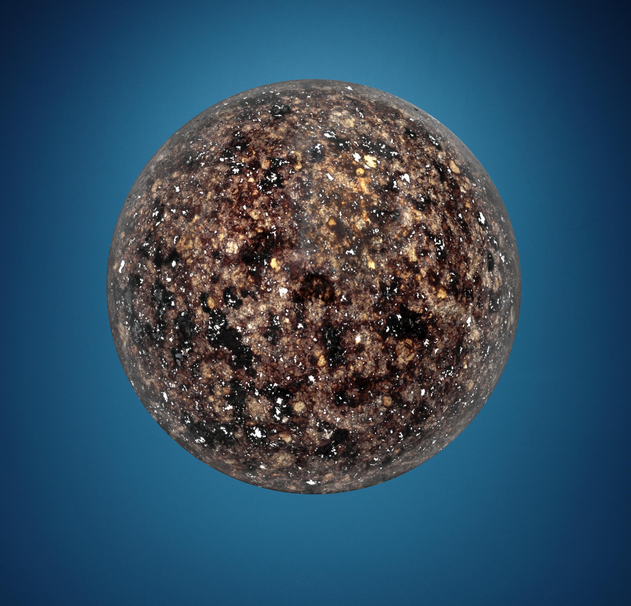 TWO STONE METEORITE SPHERES, NWA 869 – L3-6 The Sahara Desert | Christie’s