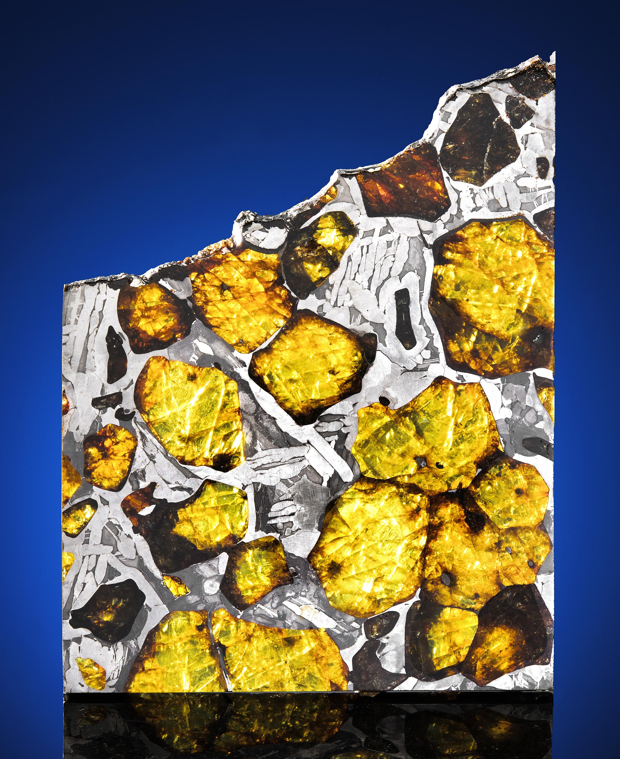 FUKANG — EXTRATERRESTRIAL GEMSTONES IN MATRIX, Pallasite - PMGFukang ...