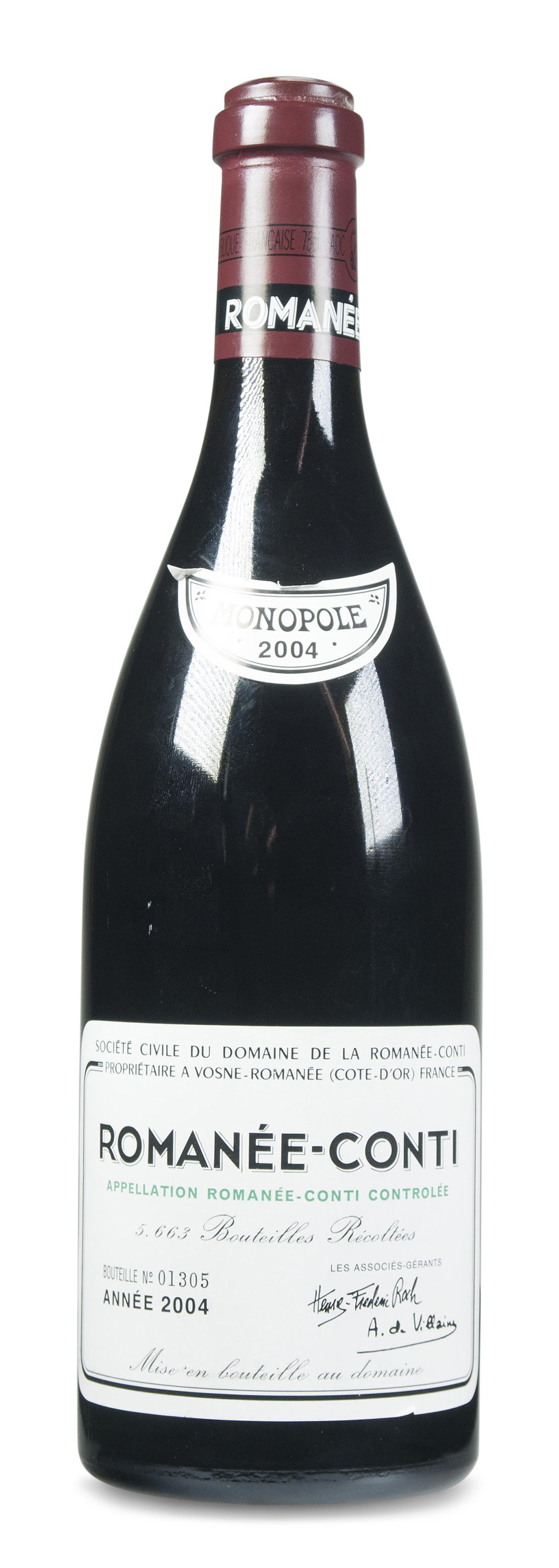 Domaine de la Romanée-Conti, Romanée-Conti 2004, Grand Cru, Côte de ...