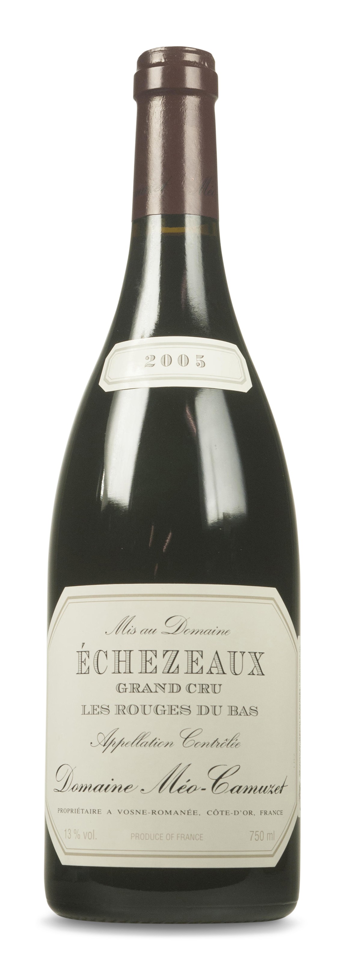 Méo-Camuzet, Echézeaux, Les Rouges du Bas 2005, Grand Cru, Côte de ...