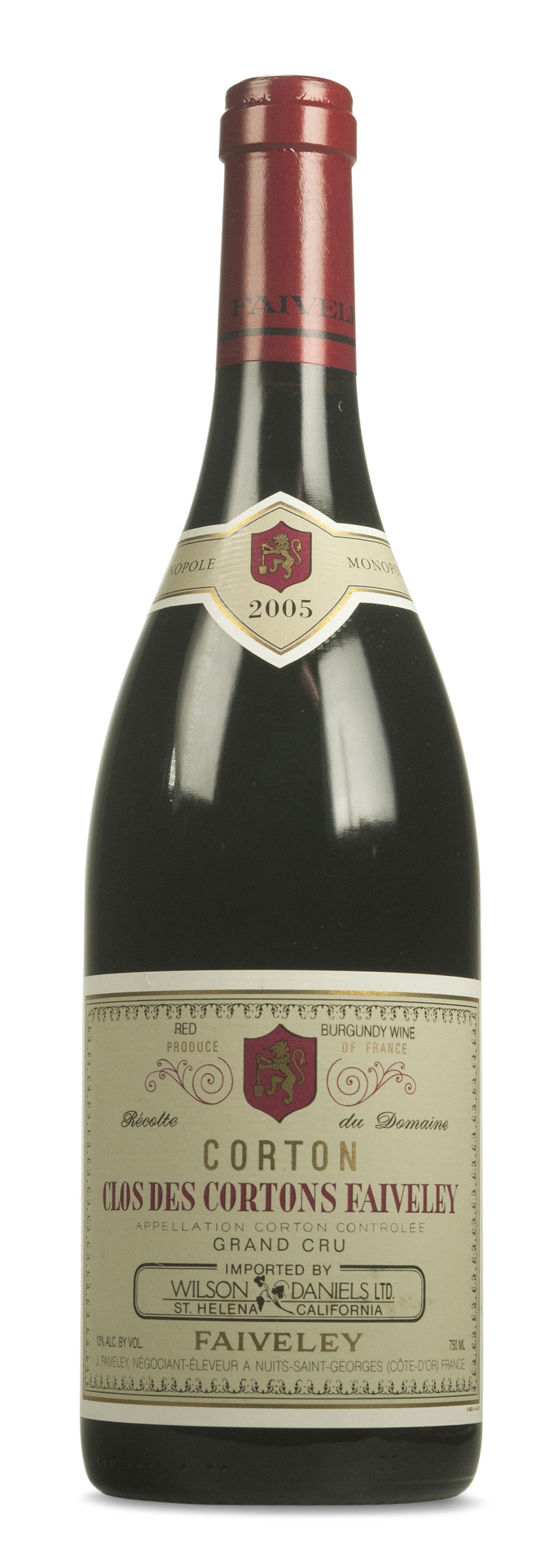 Faiveley, Corton, Clos des Cortons 2005, Grand Cru, Côte de Beaune ...