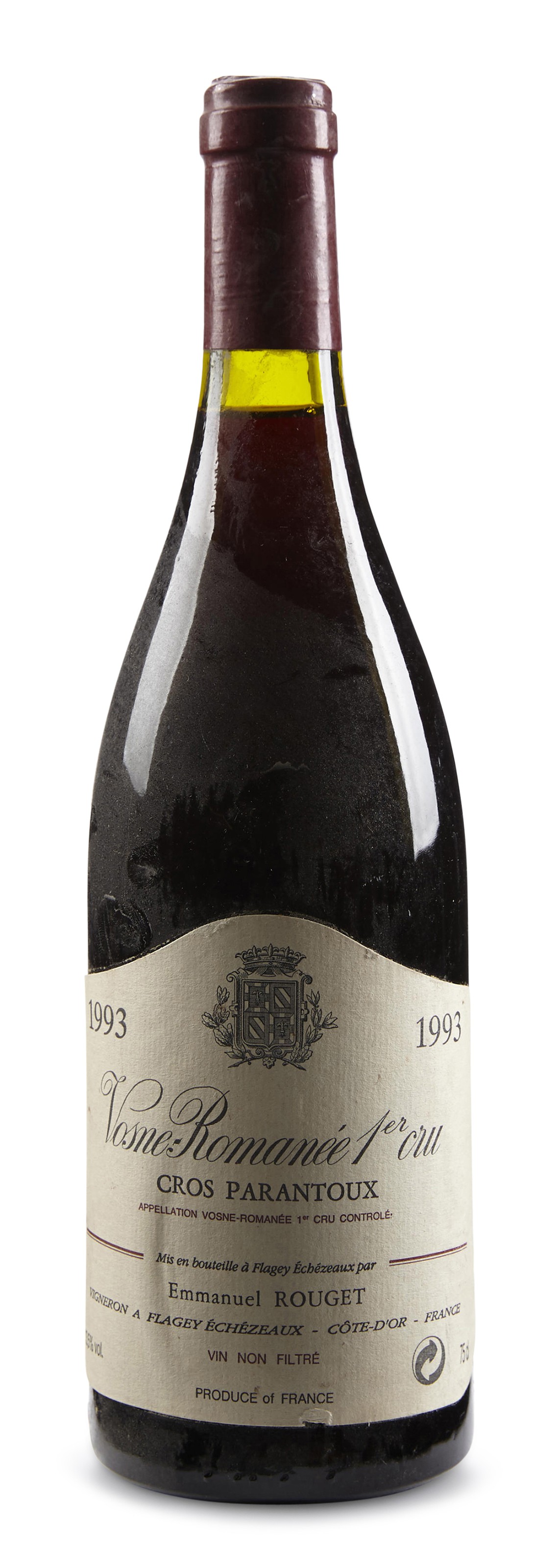 Rouget, Vosne-Romanée, Cros Parantoux 1993, 1er Cru, Côte de Nuits ...