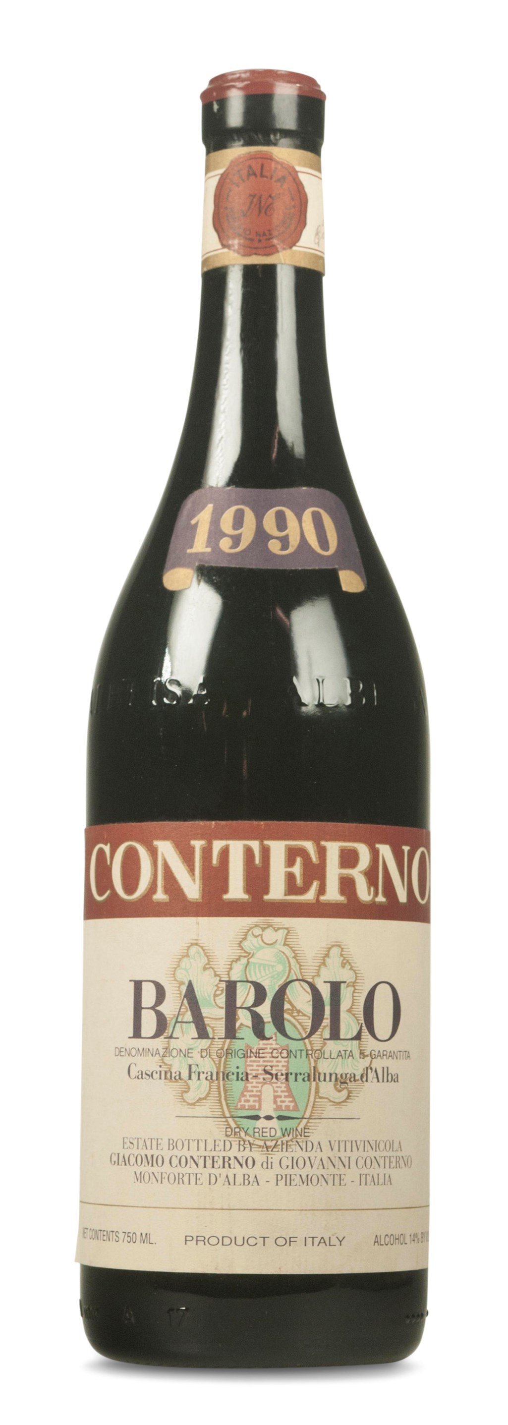Giacomo Conterno, Barolo, Cascina Francia 1990, Piedmont | Christie’s