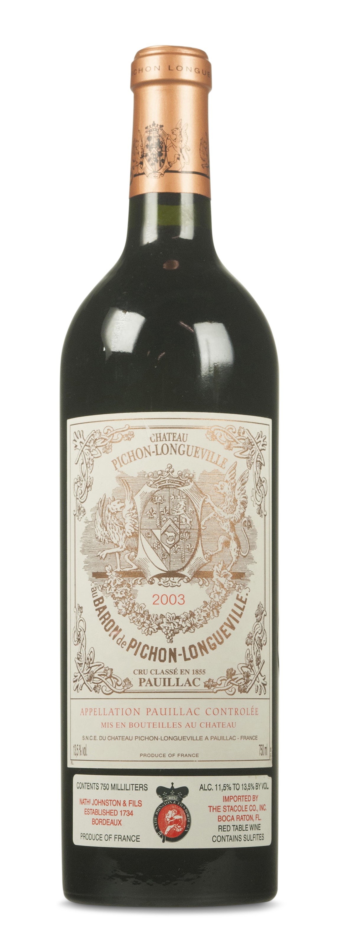Mixed Red Bordeaux 2001 and 2003, Château Pape-Clément 2001 | Christie’s