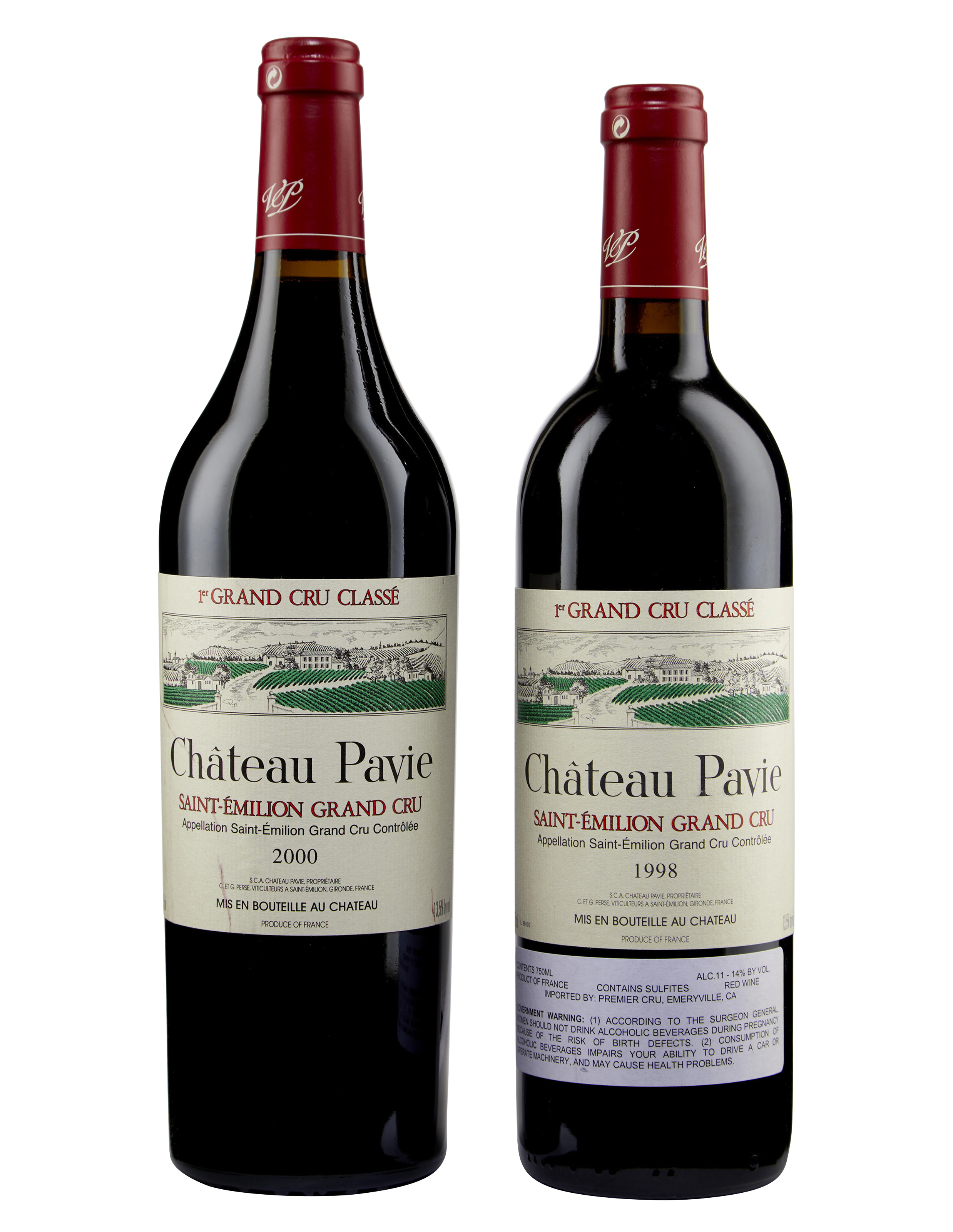 Château Pavie 1998 & 2000, Saint-Emilion, 1er grand cru classé | Christie’s