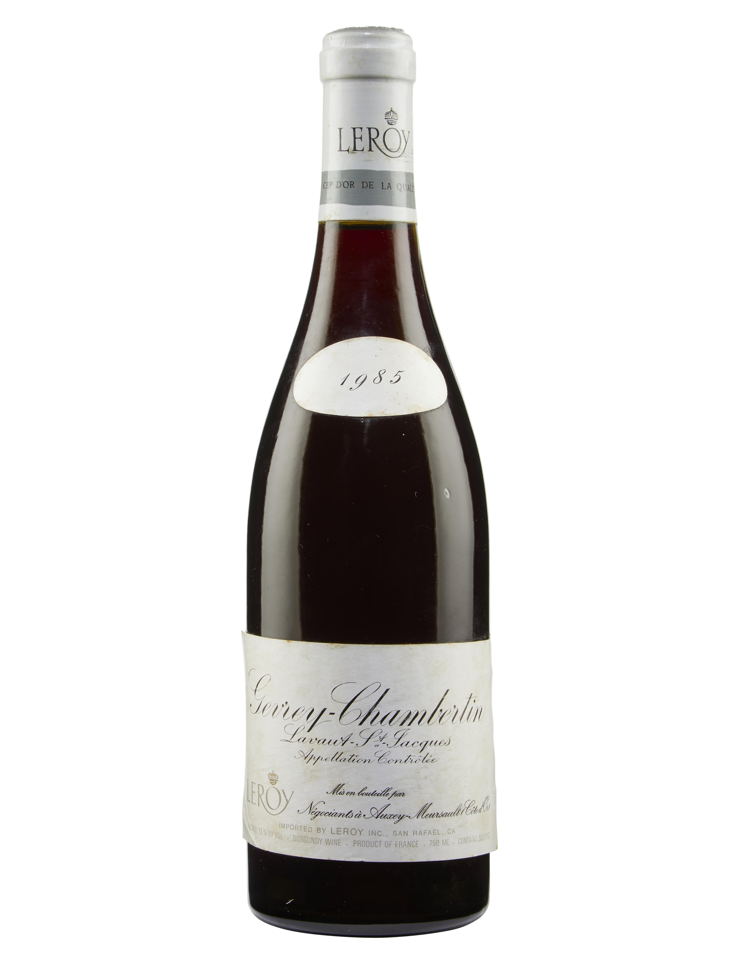 Leroy, Gevrey-Chambertin, Lavaux-St.-Jacques 1985, 1er Cru, Côte de ...