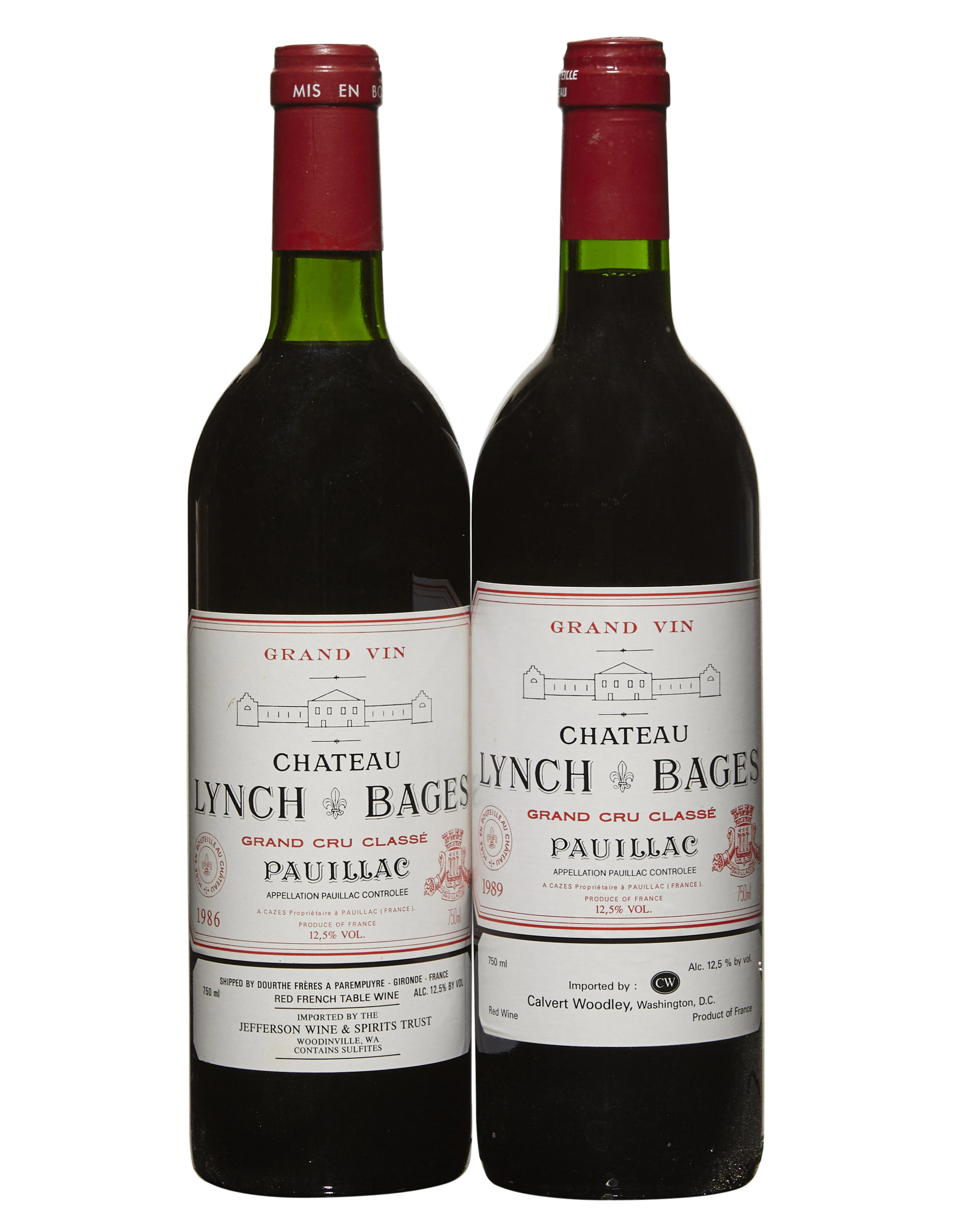 Château Lynch-Bages 1986 & 1989, Château Lynch-Bages | Christie’s