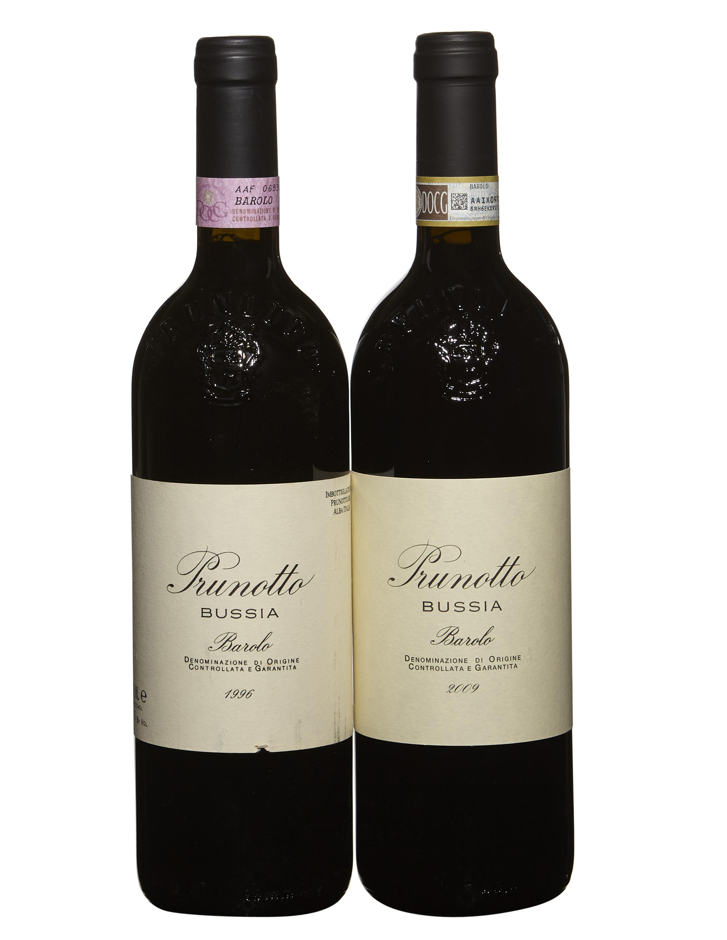 Prunotto, Barolo Bussia 1996 & 2009, | Christie’s