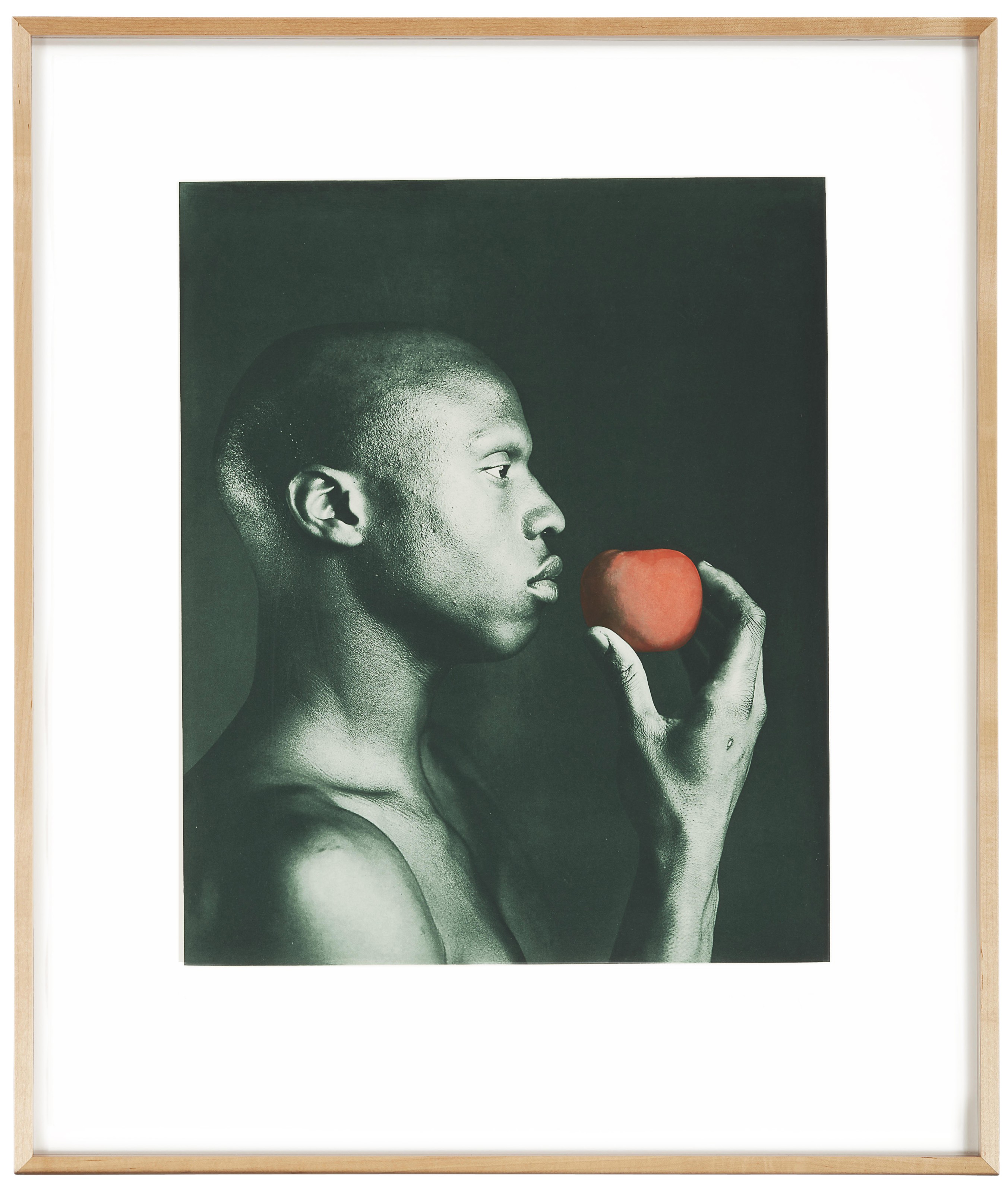 ROBERT MAPPLETHORPE (1946-1989), Untitled #3 (Green figure with apple ...