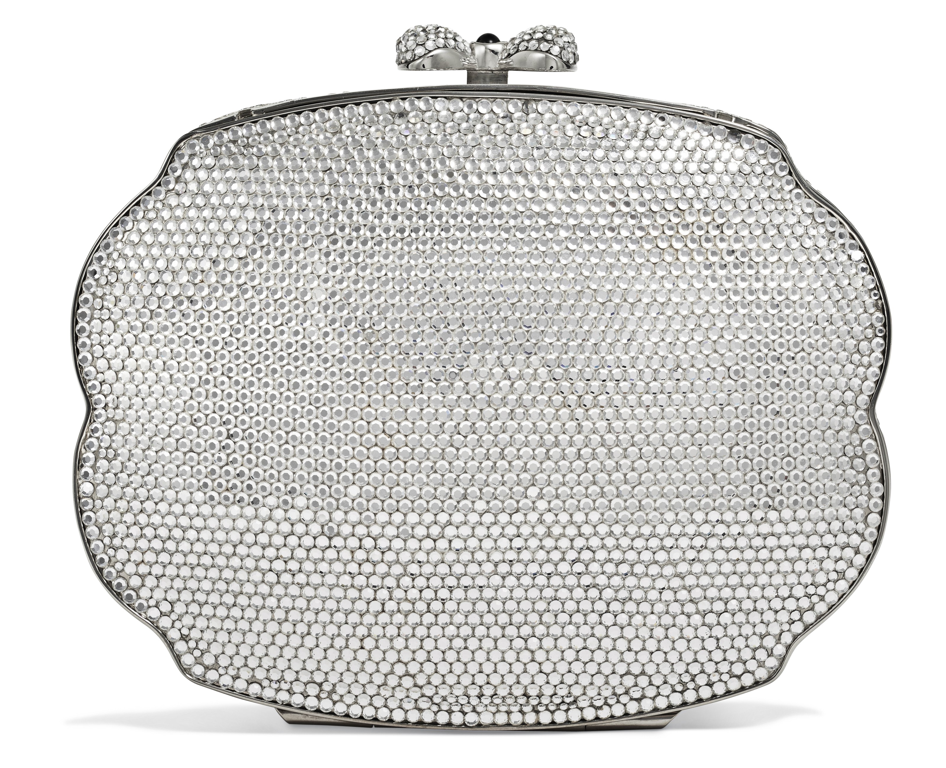 A SILVER CRYSTAL EVENING CLUTCH, JUDITH LEIBER | Christie’s