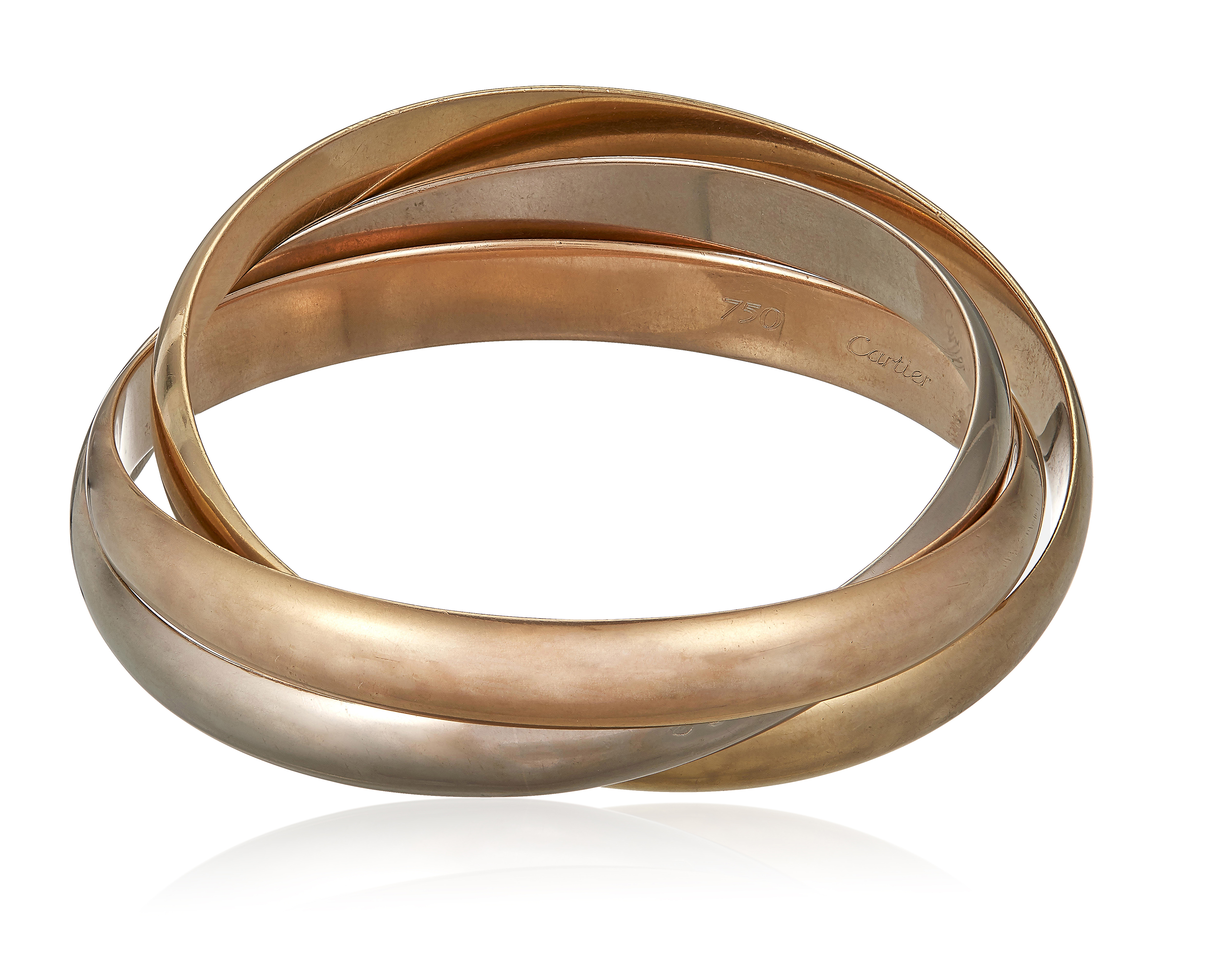 CARTIER 'TRINITY' BANGLE BRACELET, | Christie’s