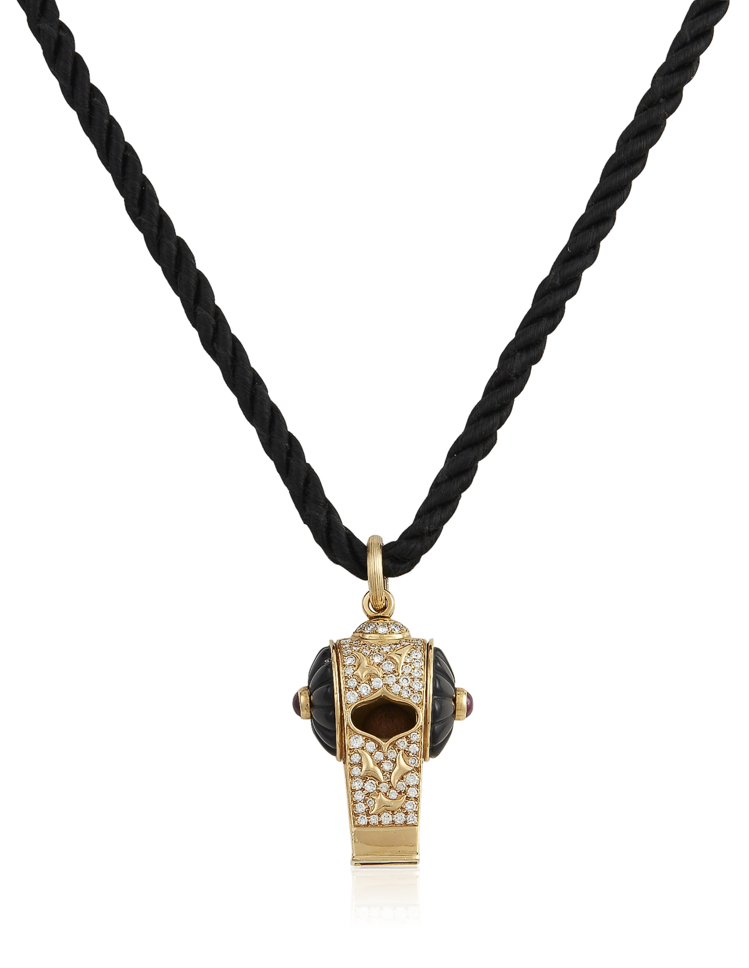 HARRY WINSTON ONYX AND DIAMOND WHISTLE, | Christie’s