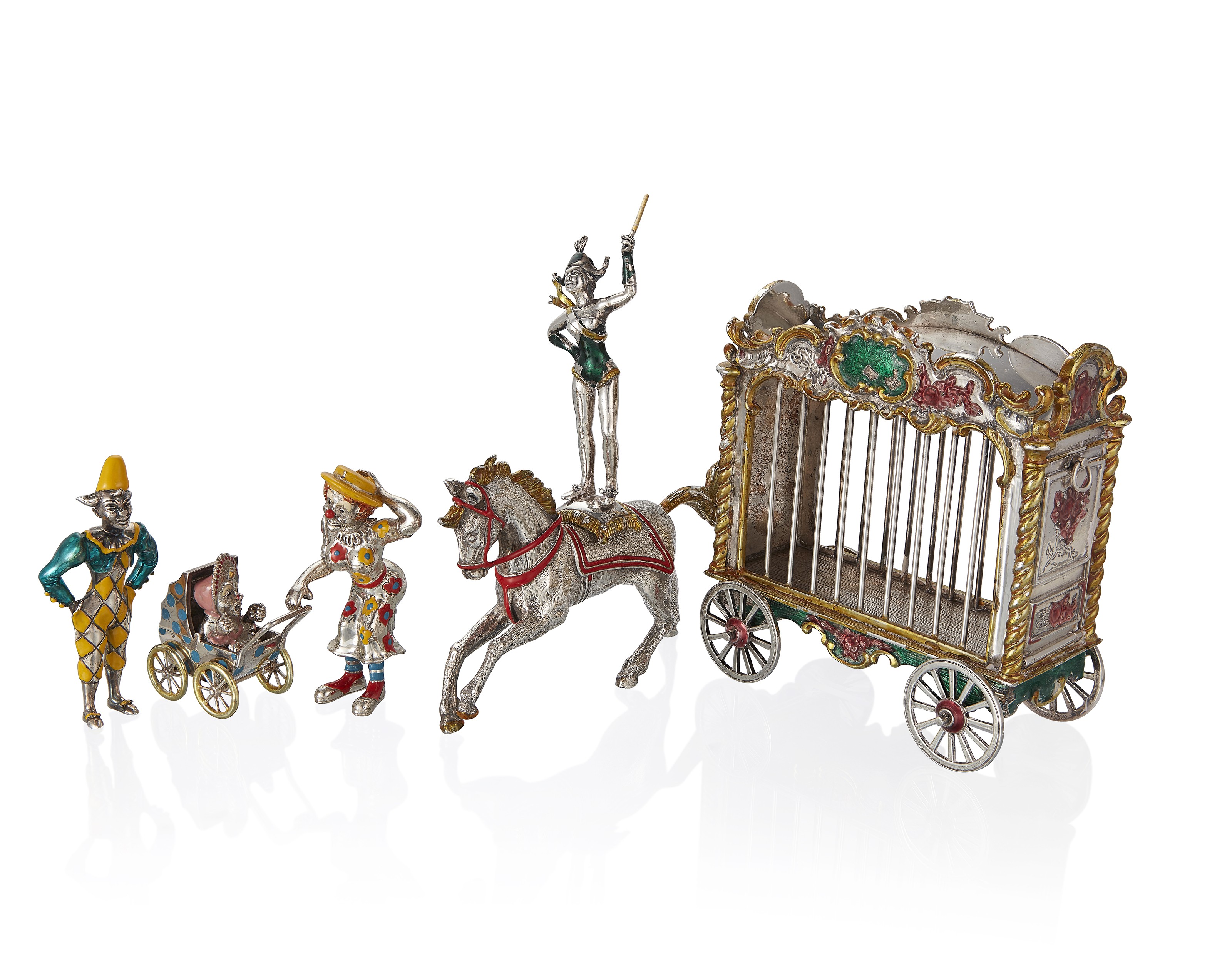 GENE MOORE, TIFFANY & CO. GROUP OF SILVER CIRCUS FIGURINES, | Christie’s