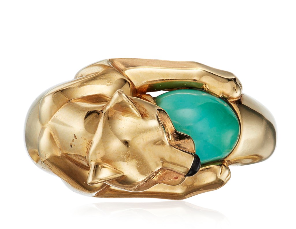 CARTIER 'PANTHÈRE' TURQUOISE RING, | Christie’s