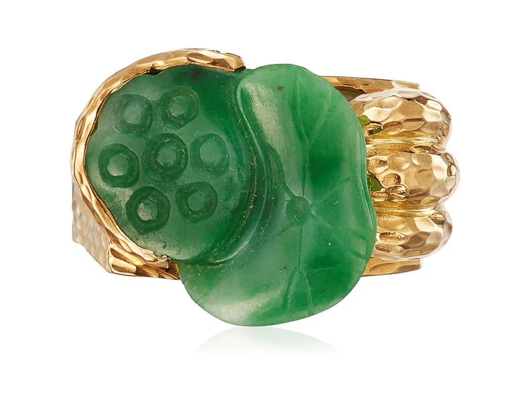 DAVID WEBB JADE AND GOLD RING, | Christie’s