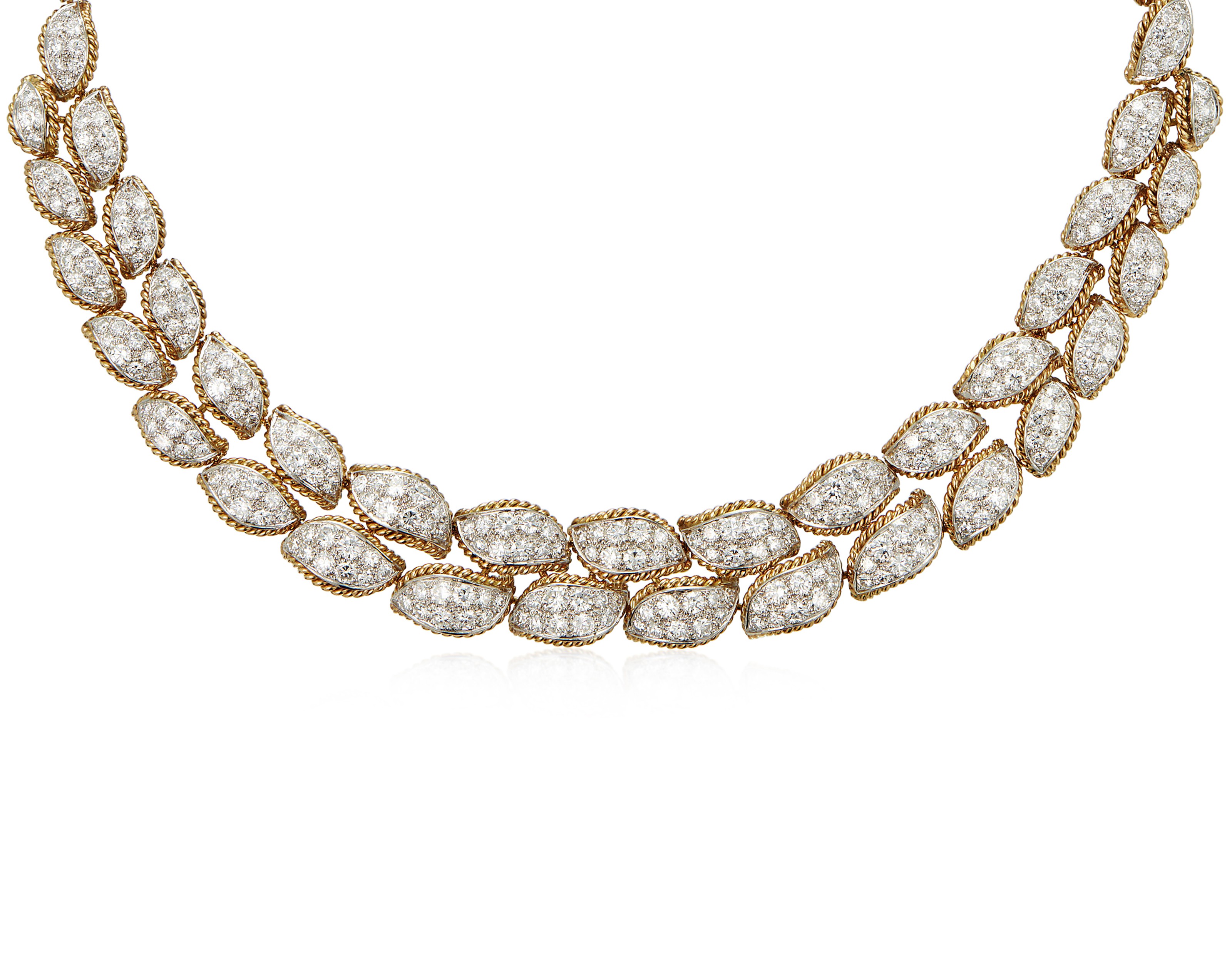 DIAMOND AND GOLD NECKLACE, | Christie’s