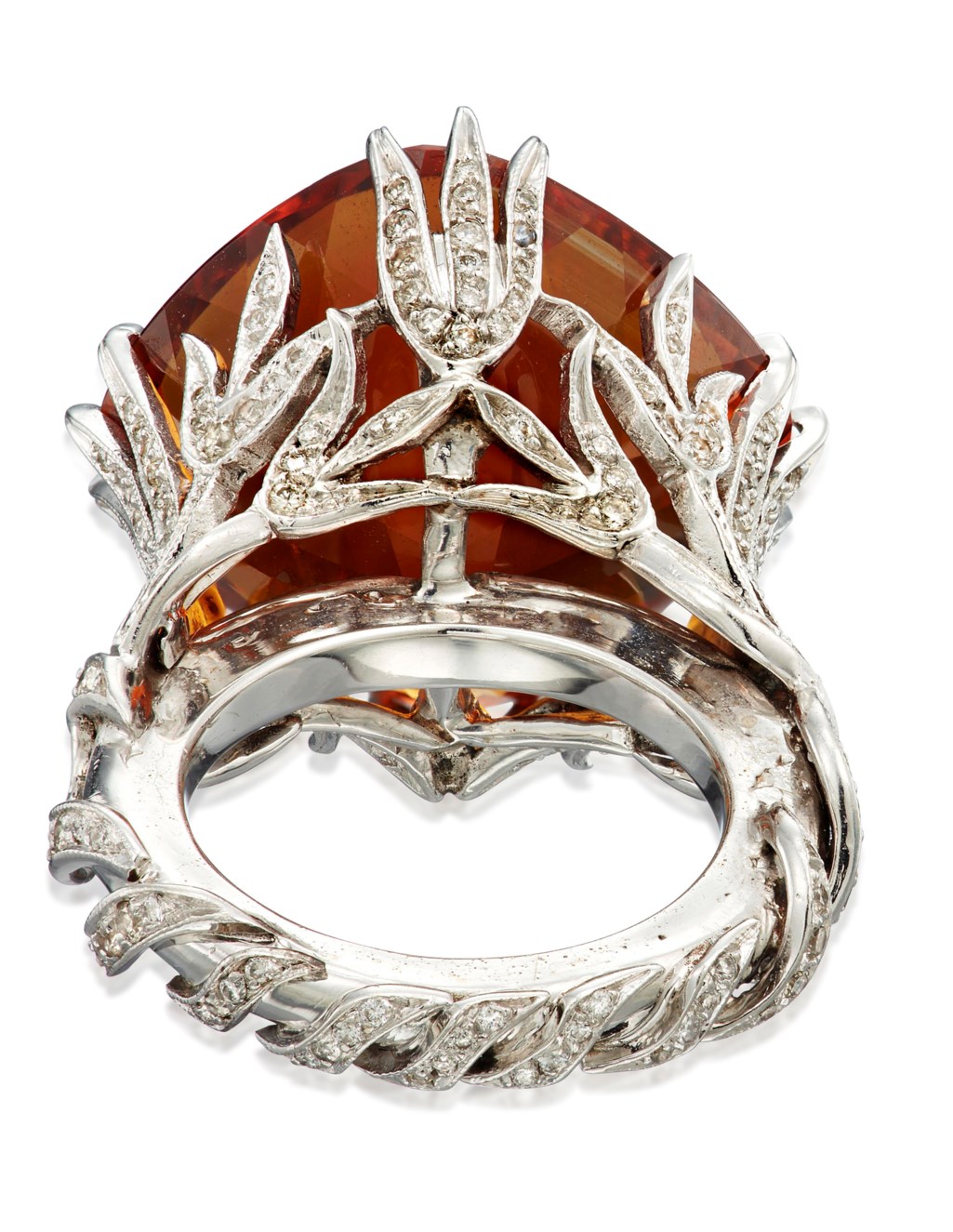 GARNET AND DIAMOND RING, | Christie’s