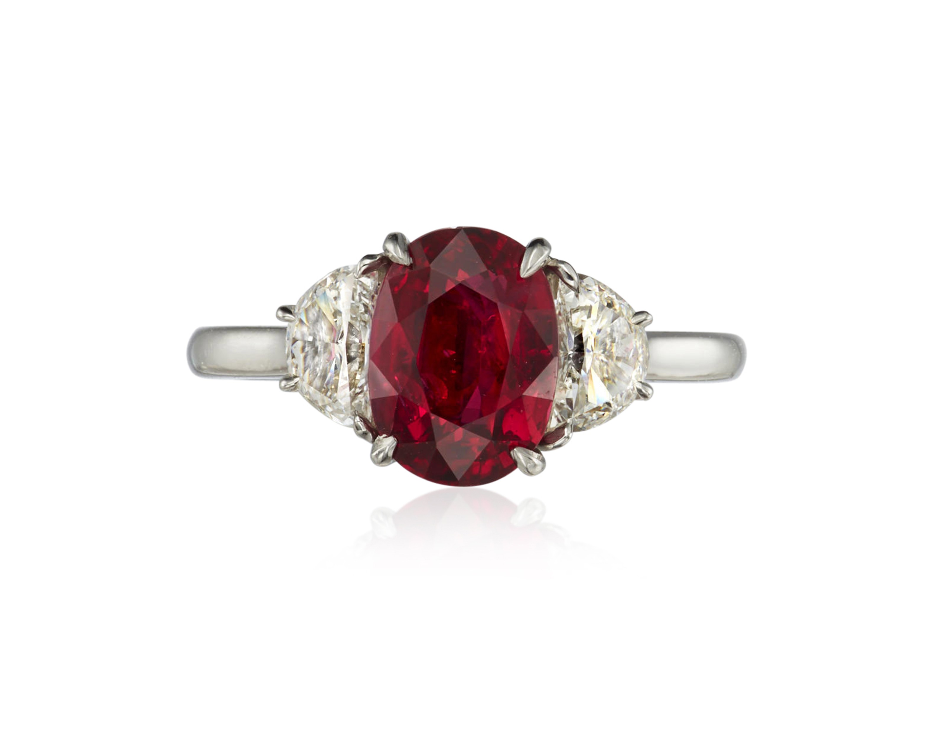 RUBY AND DIAMOND RING WITH AGL REPORT, | Christie’s
