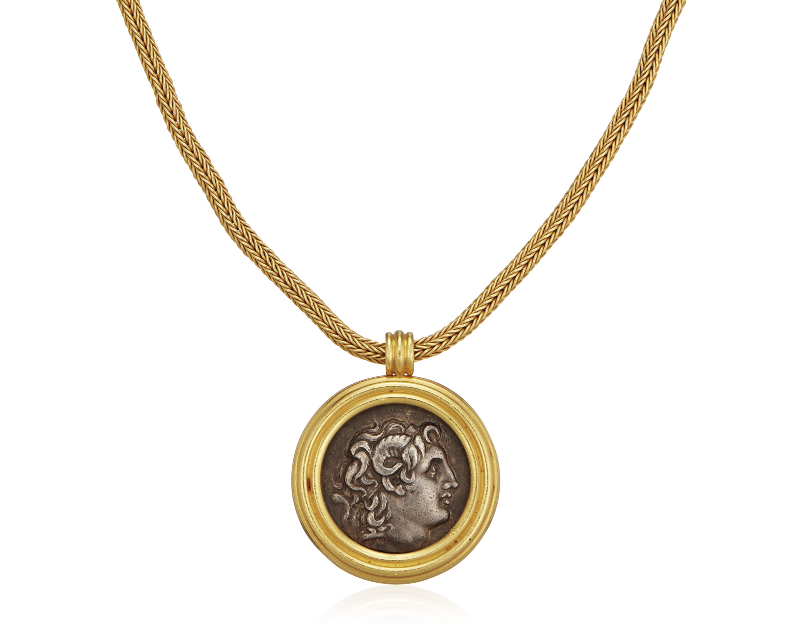 ANCIENT COIN AND GOLD PENDANT NECKLACE, | Christie’s