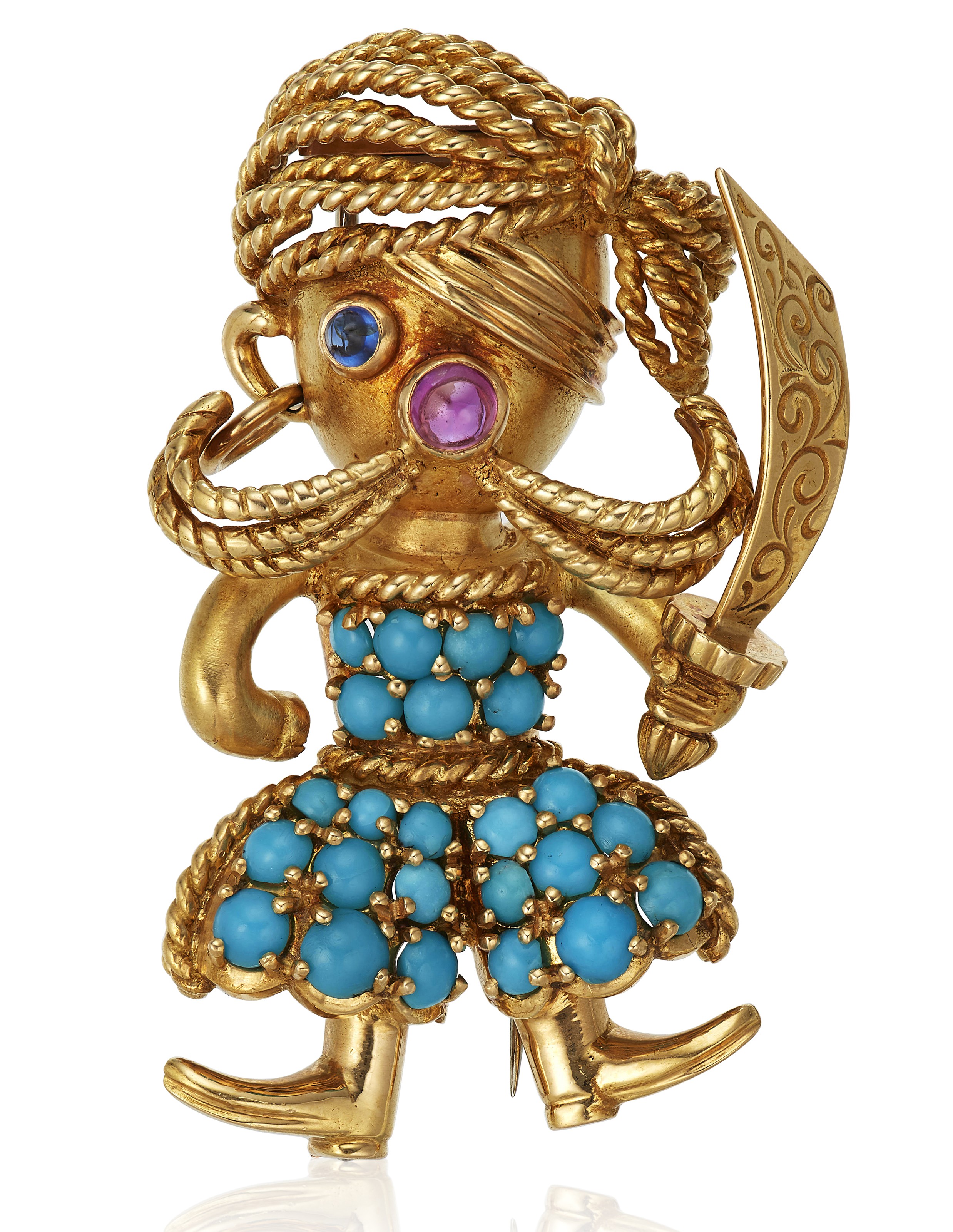 CARTIER MULTI-GEM PIRATE BROOCH, | Christie’s