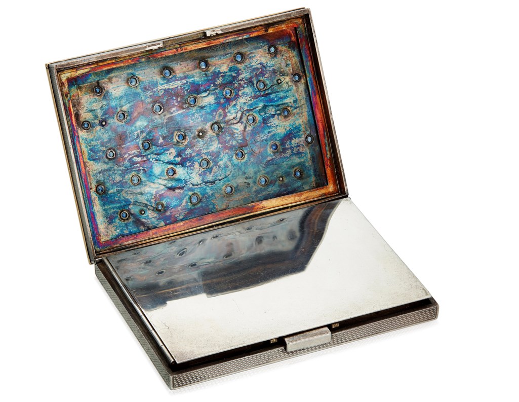 VAN CLEEF & ARPELS SAPPHIRE, SILVER AND GOLD BOX, | Christie’s