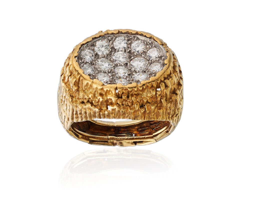 ANDREW GRIMA DIAMOND AND GOLD RING, | Christie’s