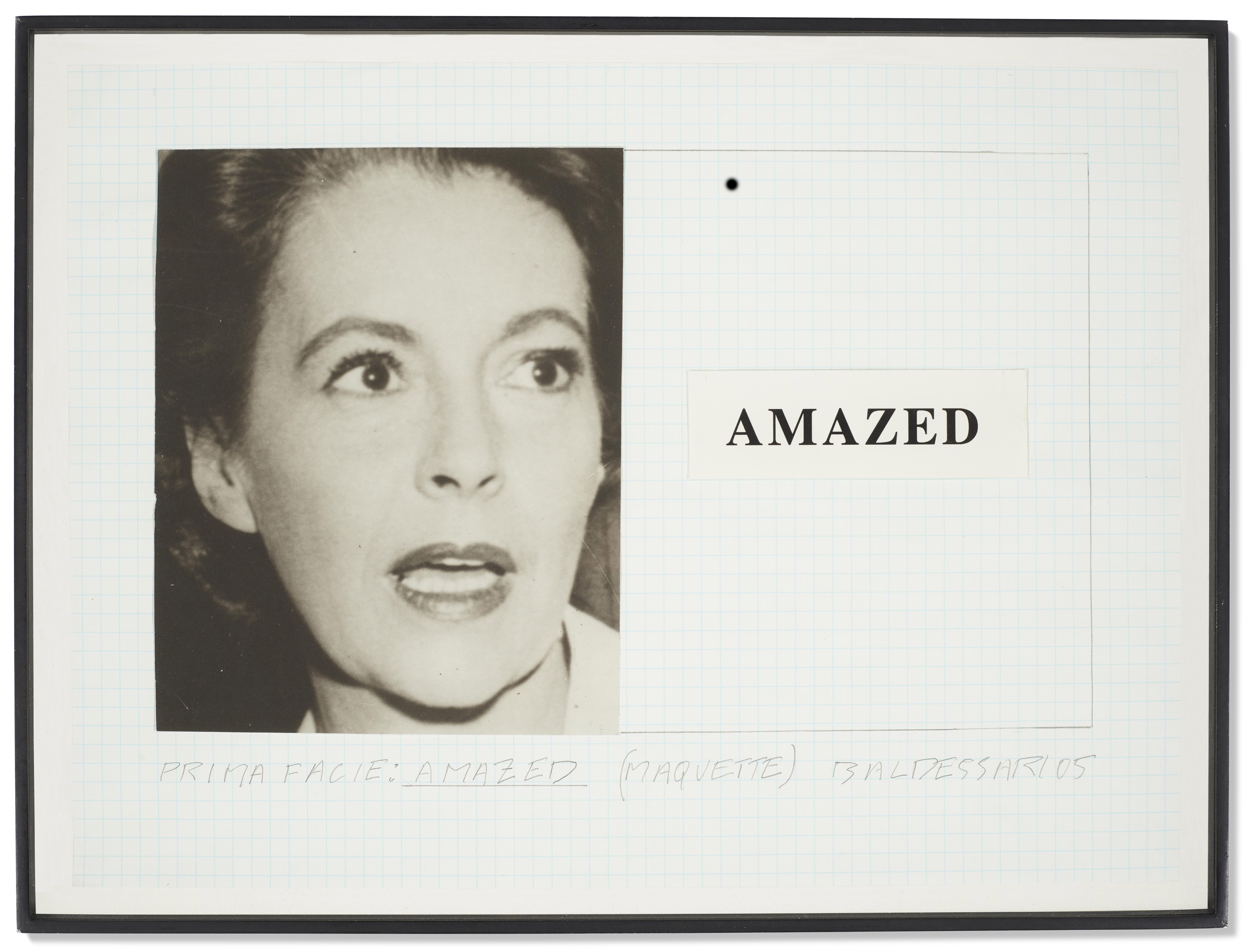 John Baldessari (b. 1931), Prima Facie: Amazed (Maquette) | Christie’s