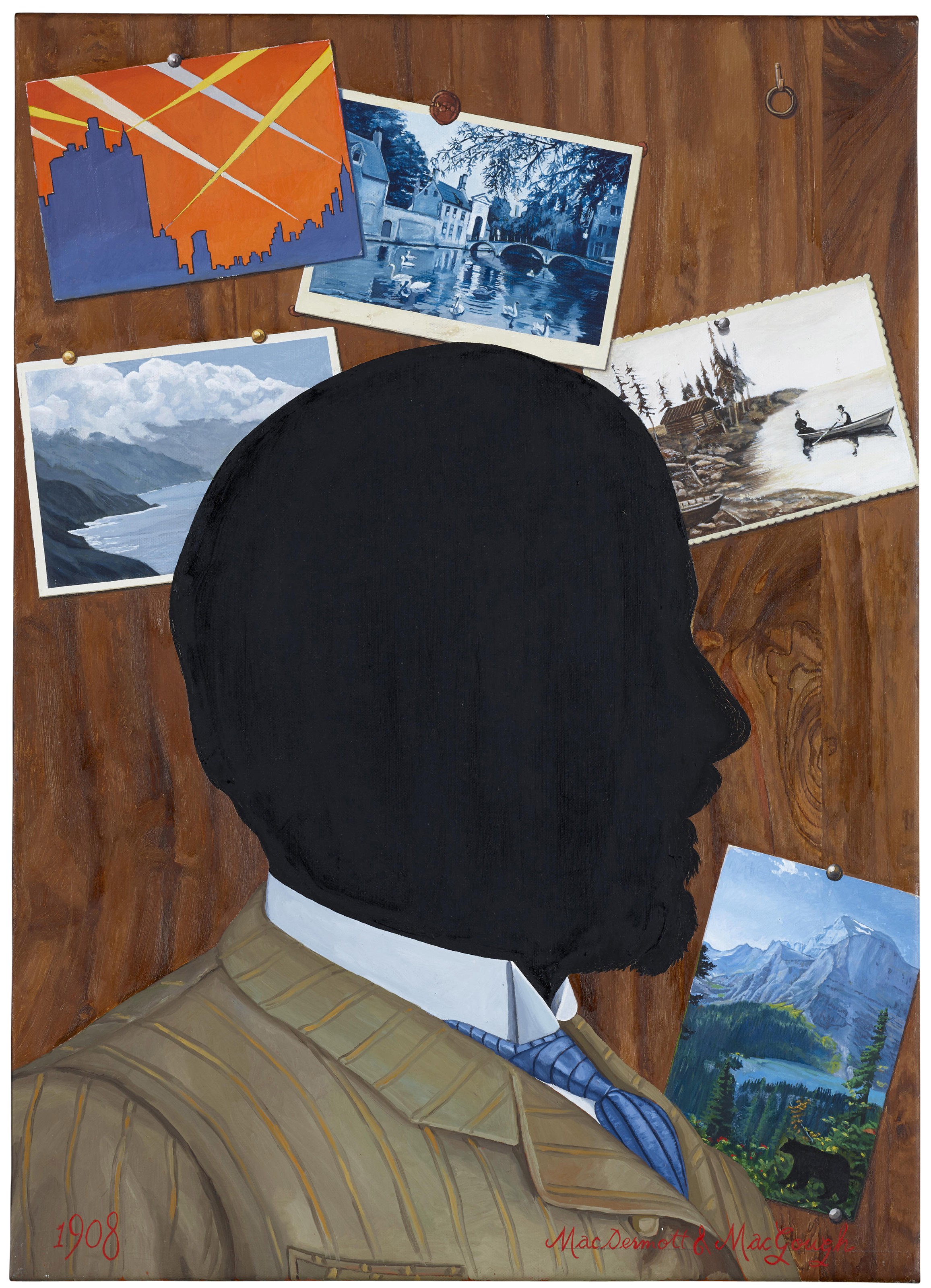 McDermott & McGough (b.1952 and b.1958), Portrait of Edward R. Bazinet ...