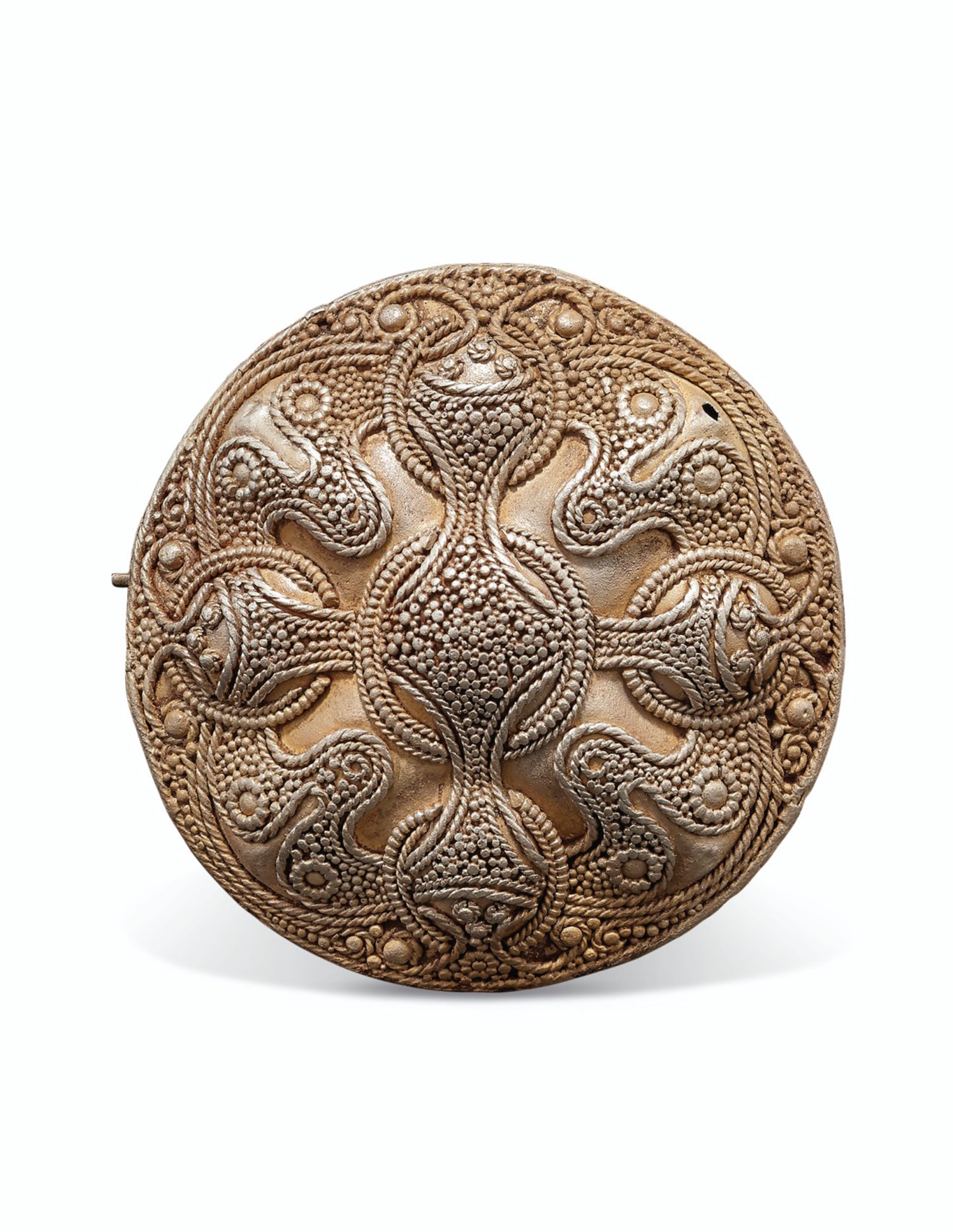A VIKING SILVER DISC BROOCH, CIRCA 1100 A.D. | Christie's