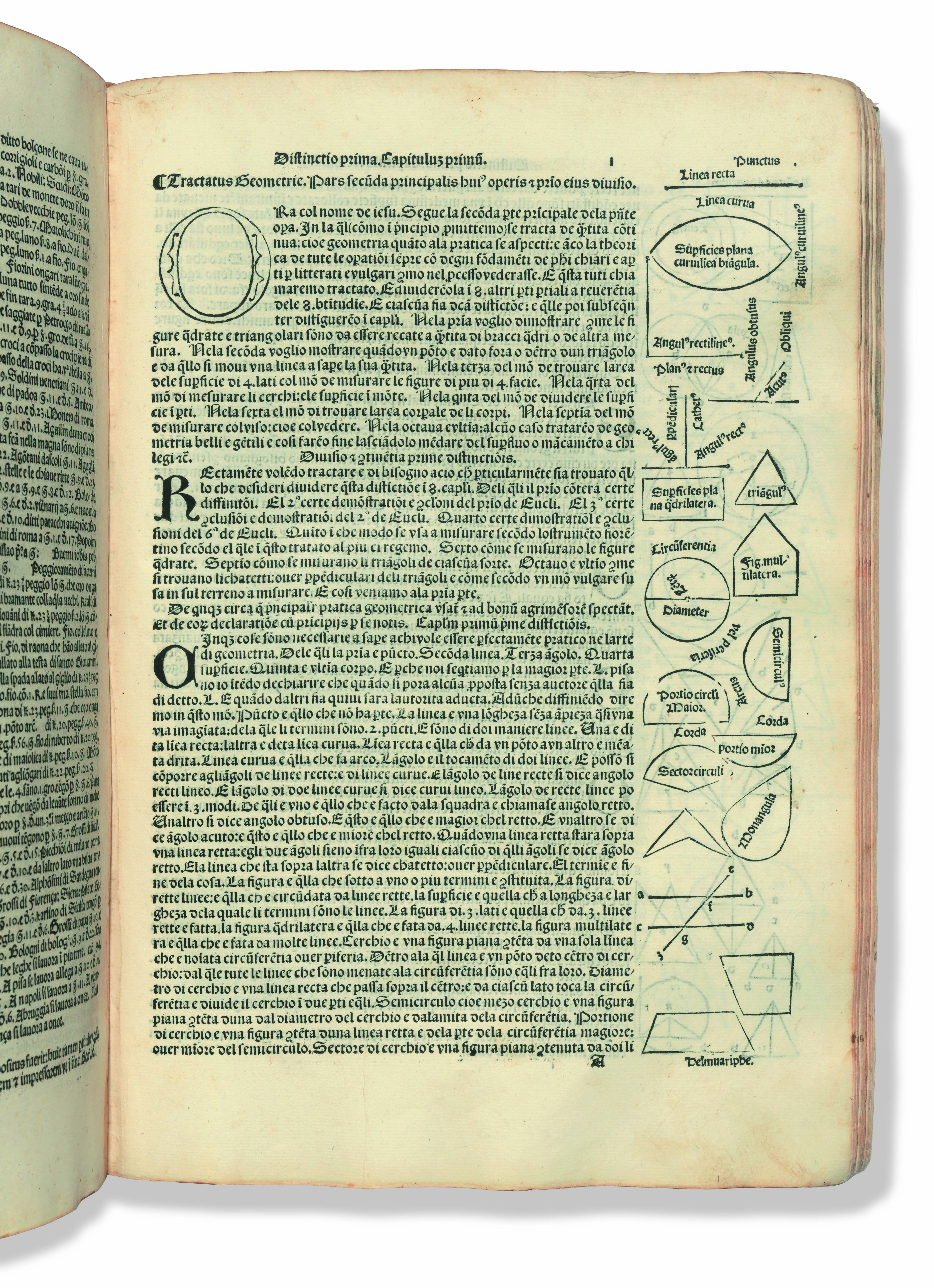 PACIOLI, Luca (Lucas de Burgo S. Sepulchri; c.1445-1517). Somma di ...