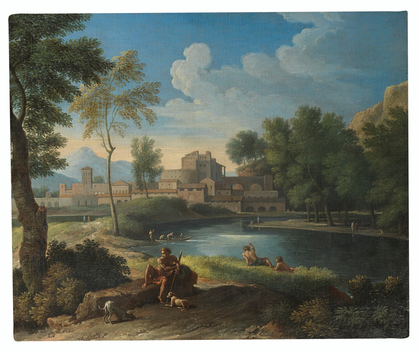 Gaspard Dughet, called Gaspard Poussin (Rome 1615-1675), A pastoral ...