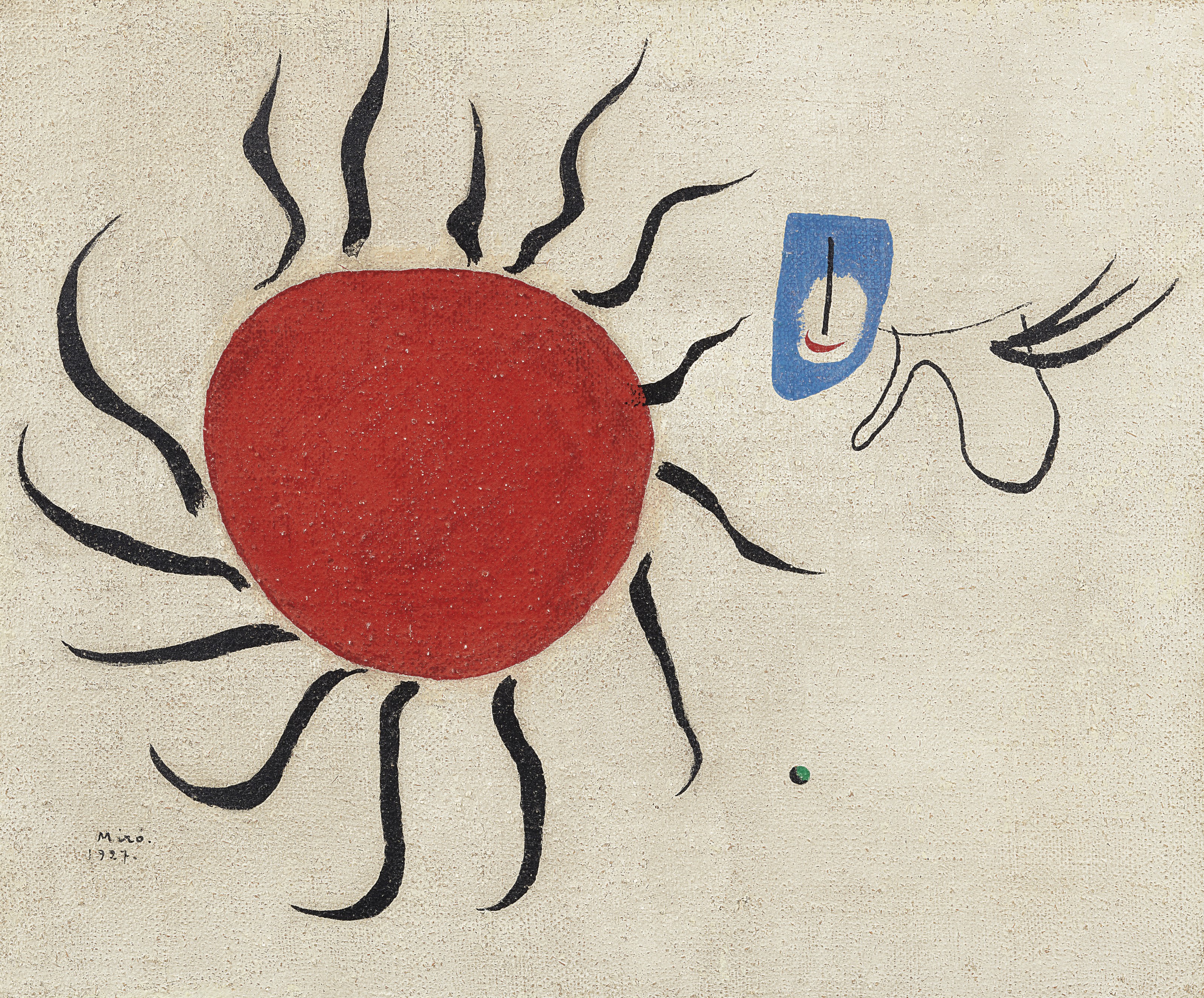 Joan Miró (1893-1983) , Peinture (Le Soleil) | Christie's